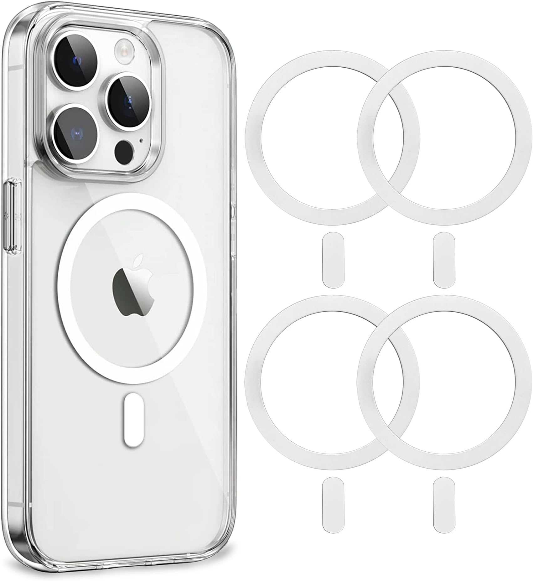 Amazon.com: COJOC 3PCS for Magsafe Ring Sticker,Universal Magnetic ...