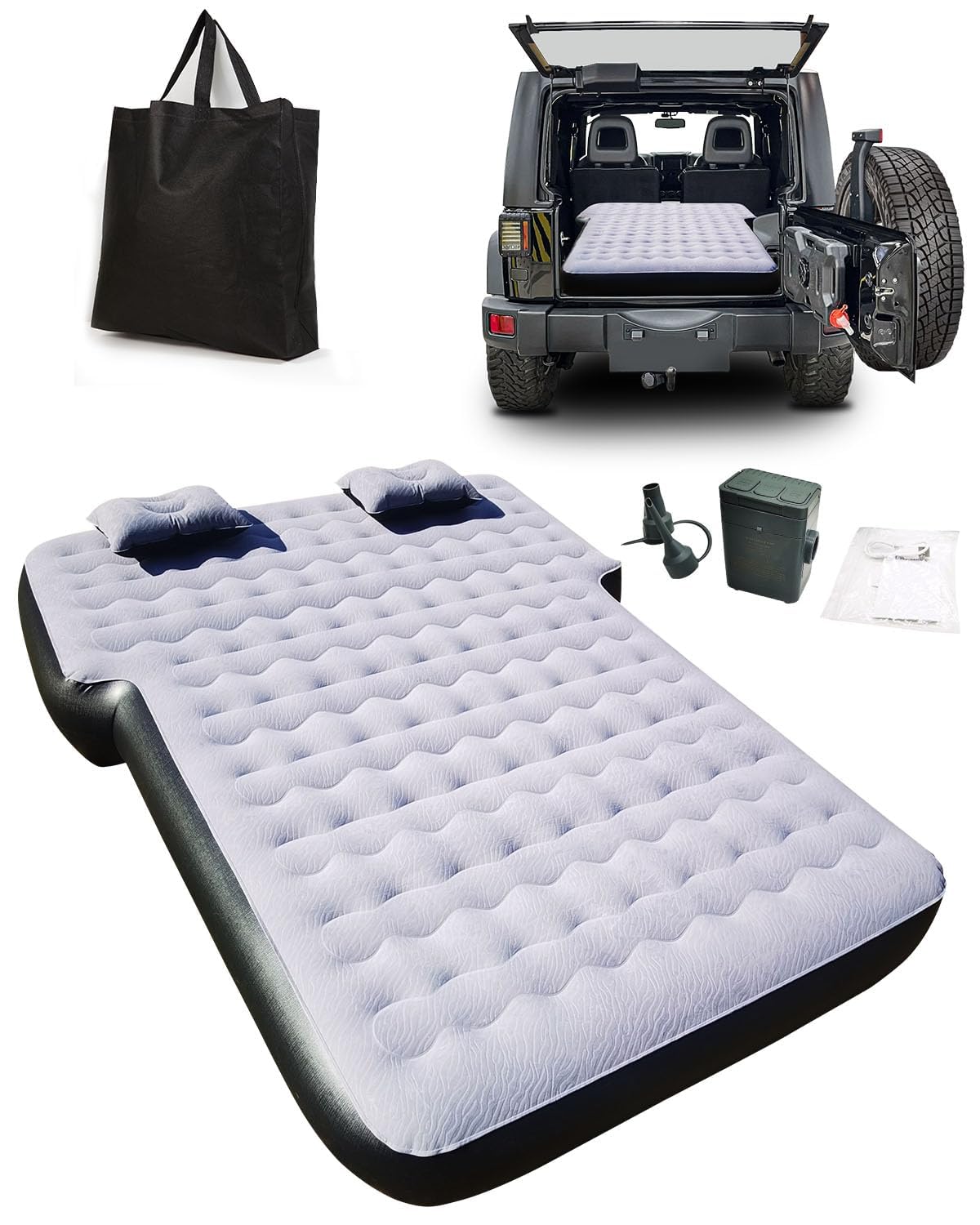 Snapklik.com : MIROZO SUV Air Mattress Bed Ultra Thick For Jeep, Truck ...