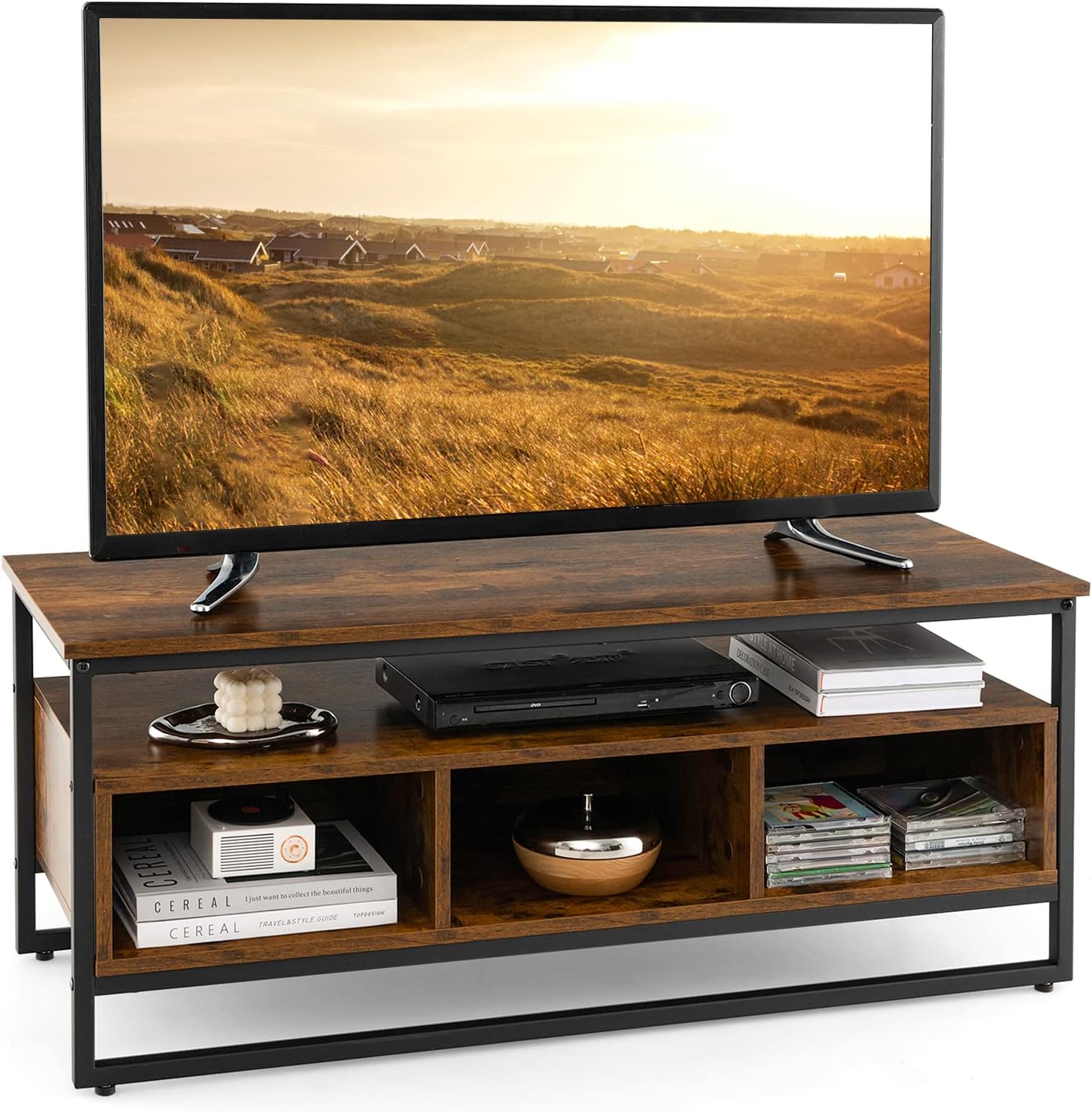Amazon.com: Giantex TV Stand for 55 Inch TV - Television Stands with ...