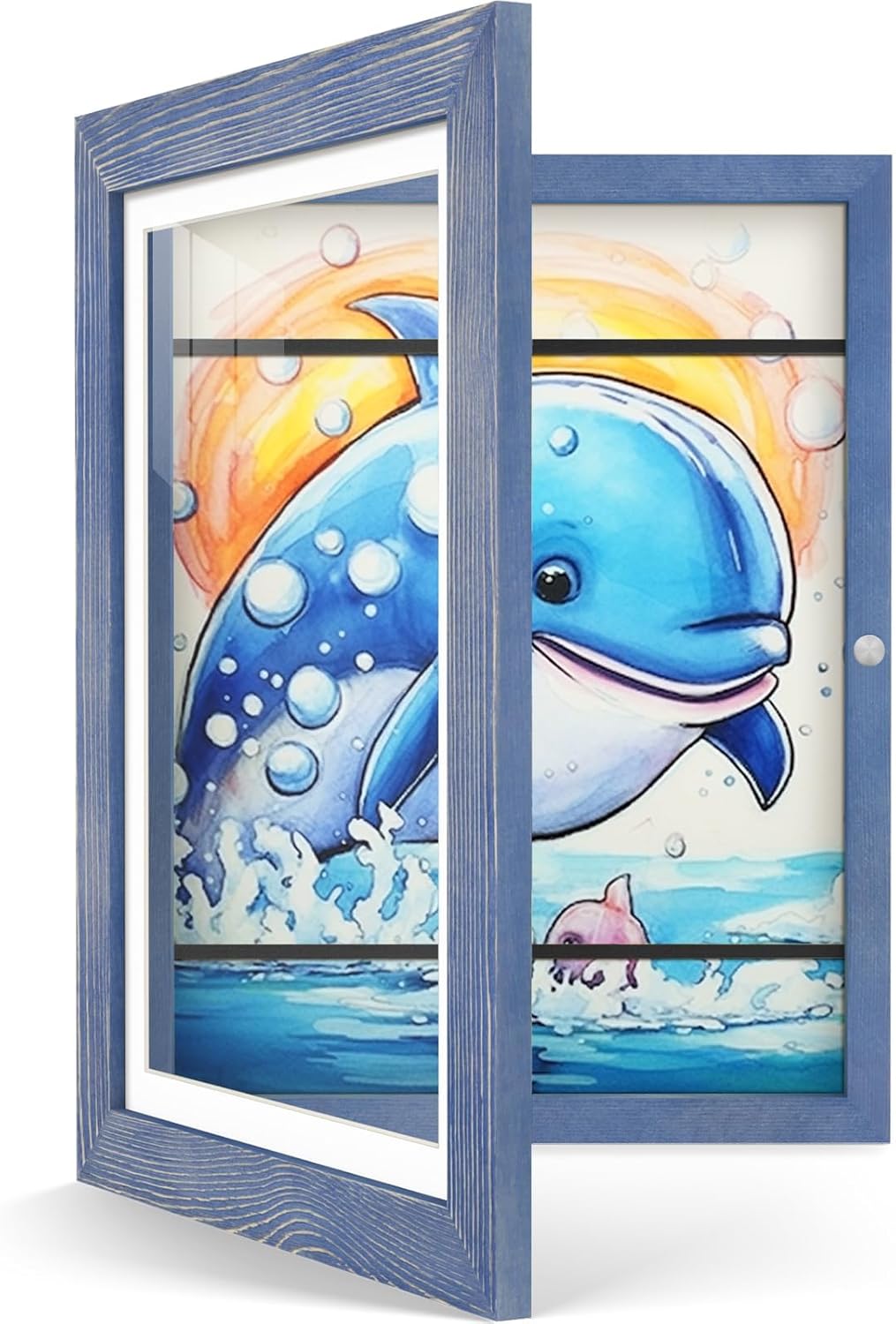 Amazon.com: Kids Art Frame - 9x12 Kids Artwork Frames Changeable ...