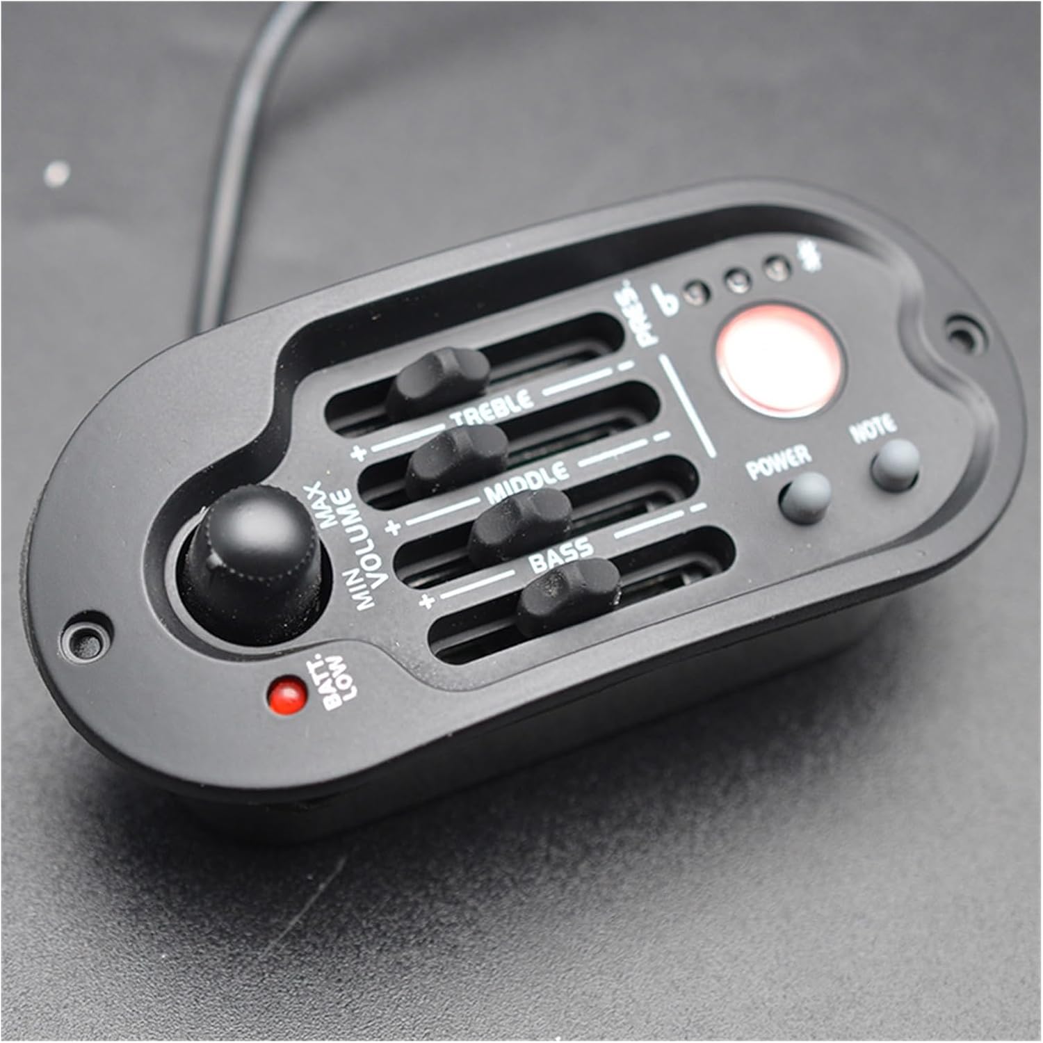 Amazon.com - DZDZDZ Acoustic Guitar Preamp 4 Band Guitar Pickup EQ ...