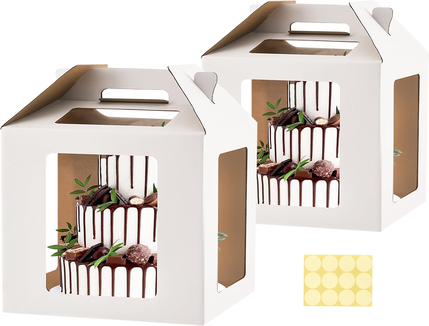 Amazon.com: XININSUN Tall Cake Boxes for Tier Cakes 14x14x14 Inch Tall ...