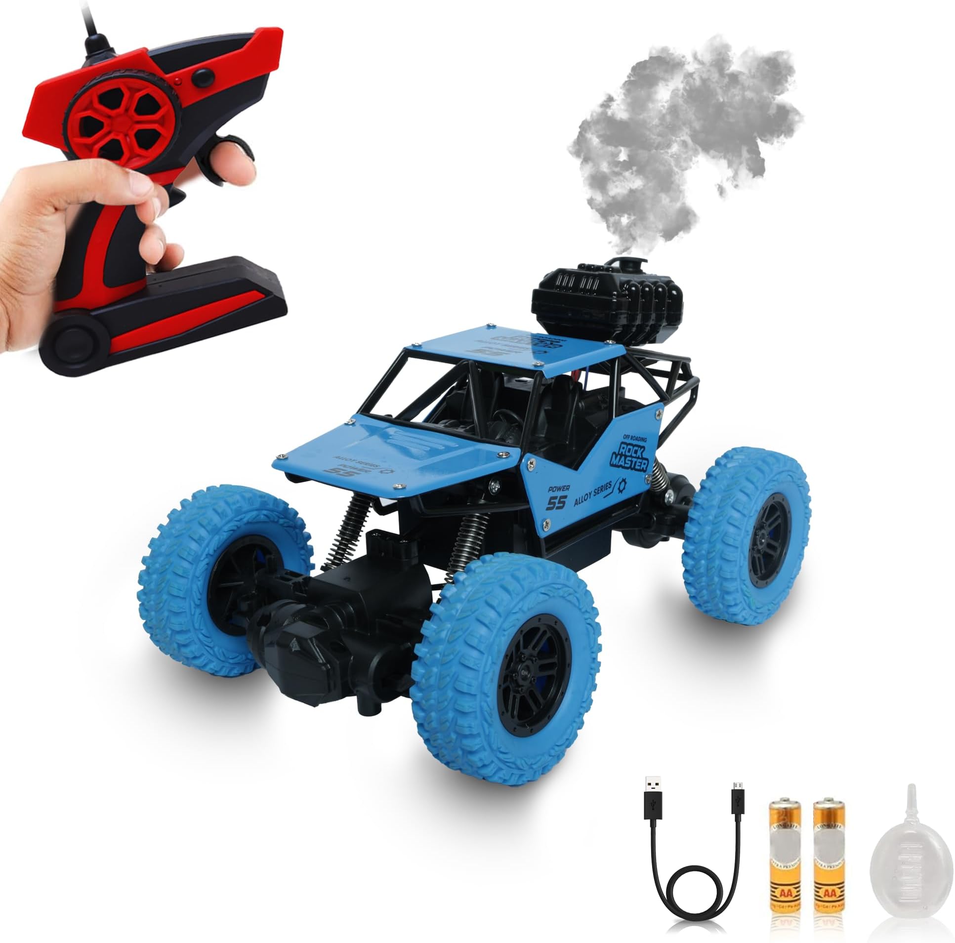 Wonder Remote Control Rock Master/Crawler with Smoke, Monster Car for ...