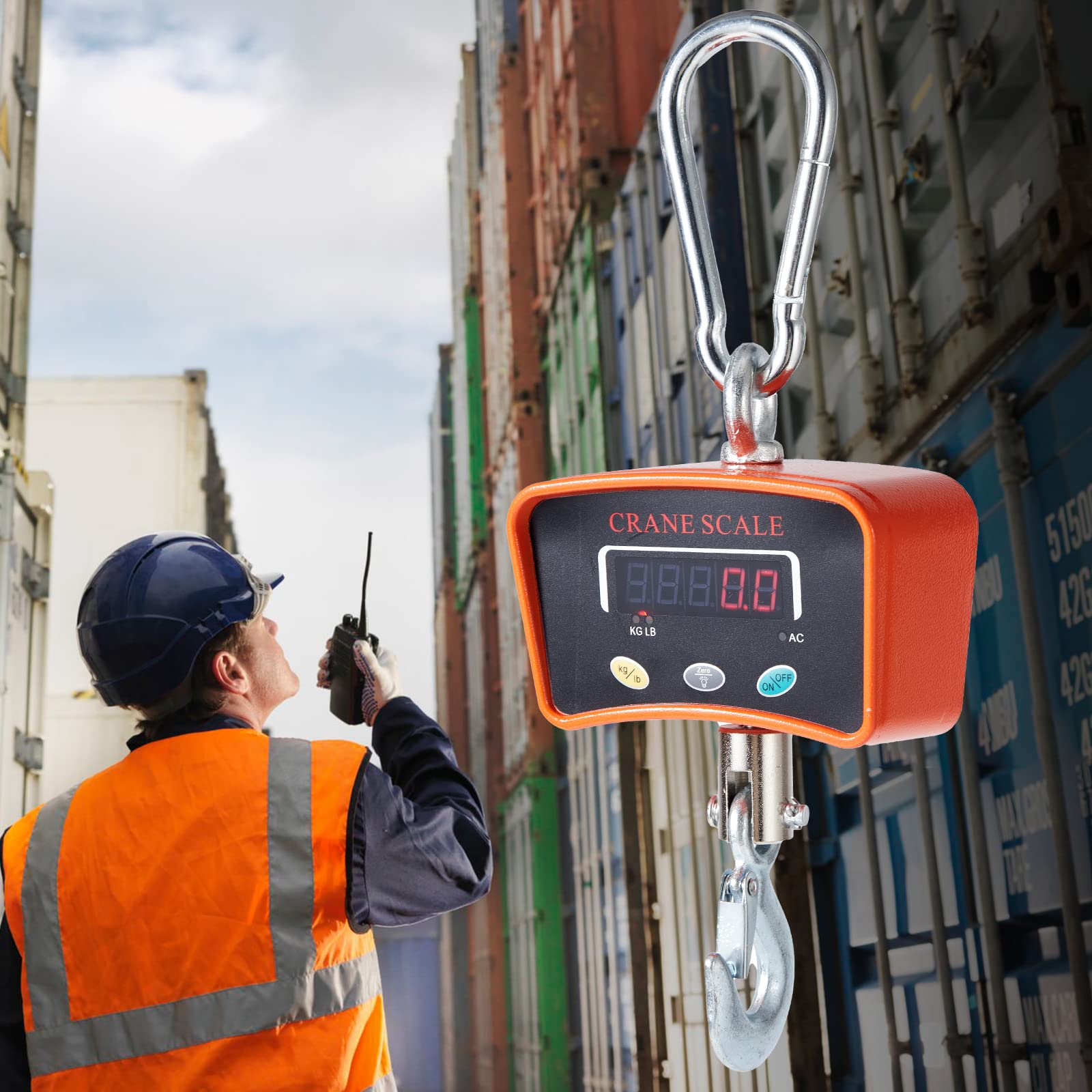 Snapklik.com : Kweetle Upgraded 1000lb/500Kg Digital Hanging Scale