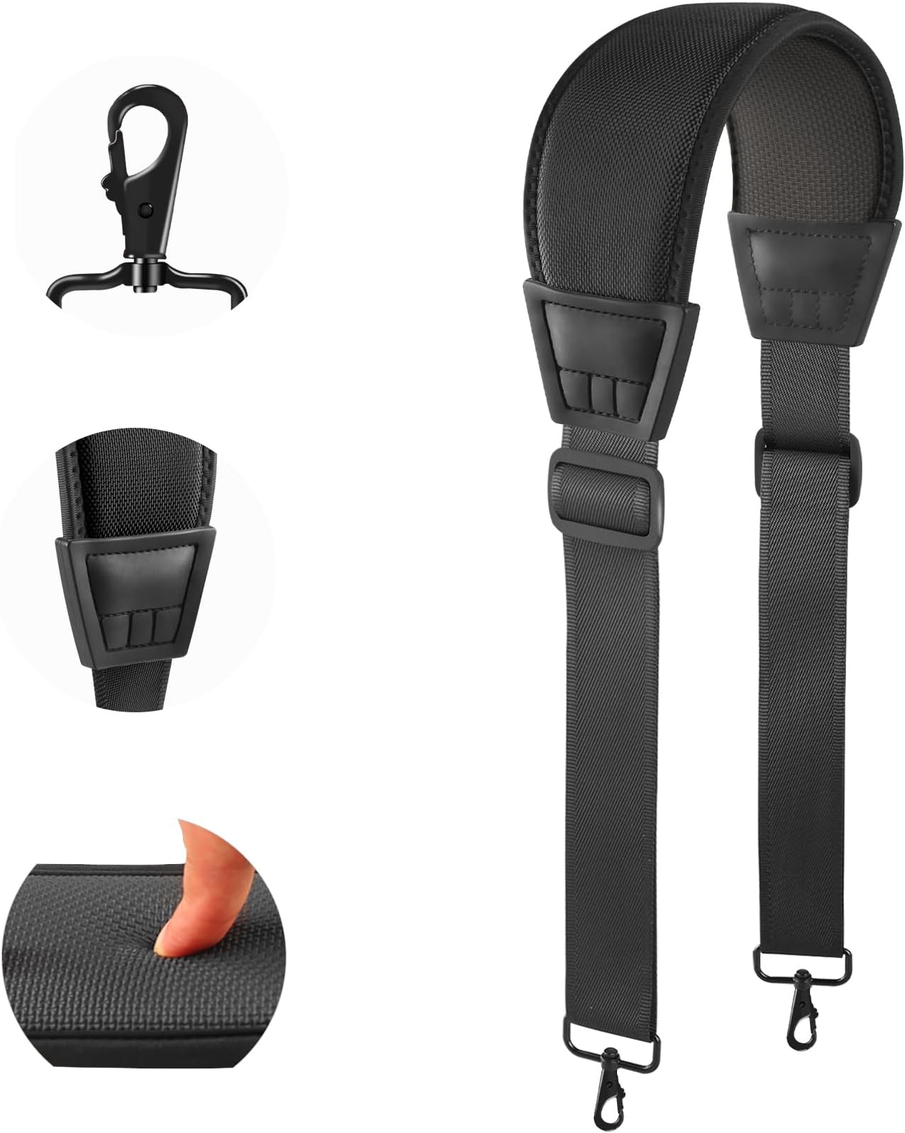 Amazon.com: Askuko Shoulder Strap 56 Inch, Universal Adjustable ...