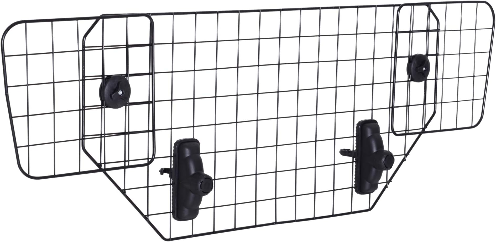 pawhut Heavy Duty Pet Dog Guard Wire Mesh Car Barrier Adjustable Auto ...