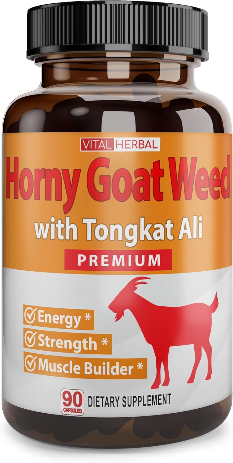 Amazon.com: Premium Horny Goat Weed Capsules - Equivalent to 7340 mg ...