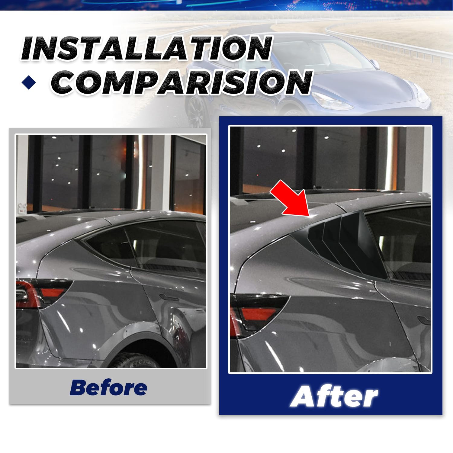 Snapklik.com : PTNHZ Original Black Exterior Cover Trims Accessories ...