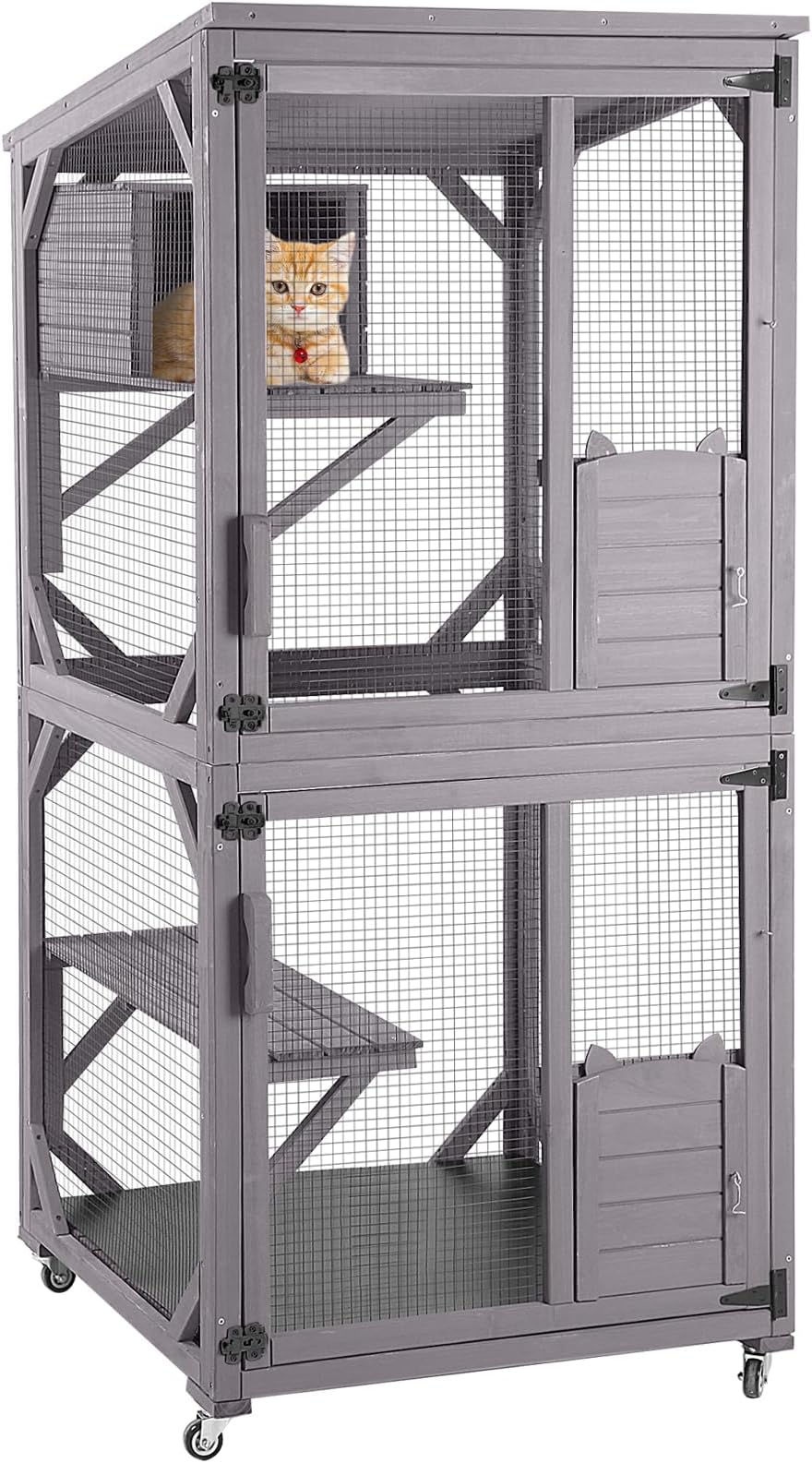 Amazon.com : CATLAND Outdoor Catio Enclosures for Cats - Large Cat ...