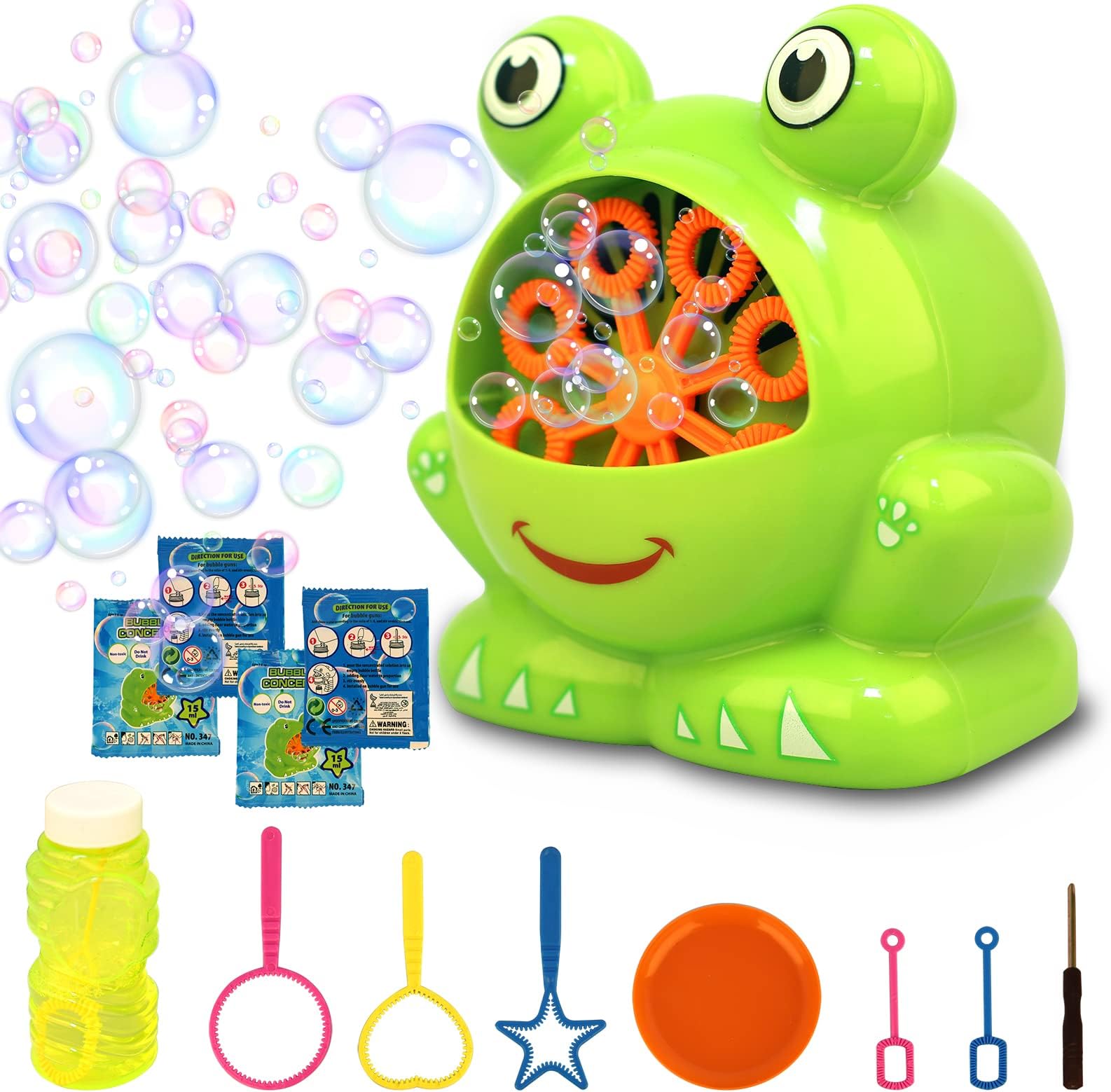 Party Time Battery Operated Bubble Machine - Rose: Amazon.co.uk: Toys ...
