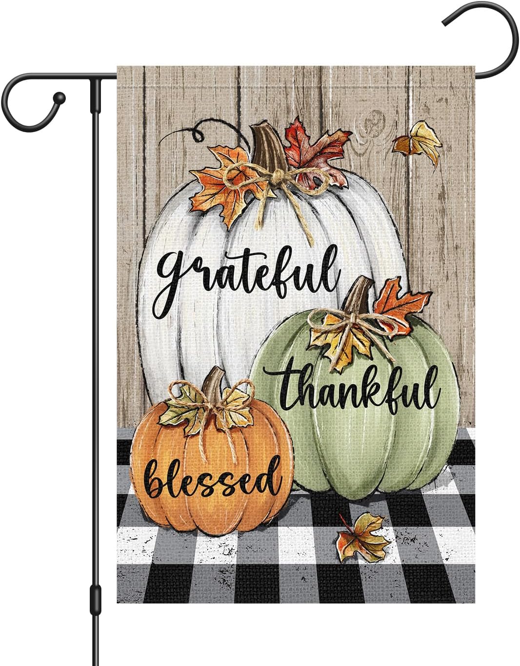 Amazon.com : Louise Maelys Thanksgiving Fall Garden Flag 12x18 Inch ...