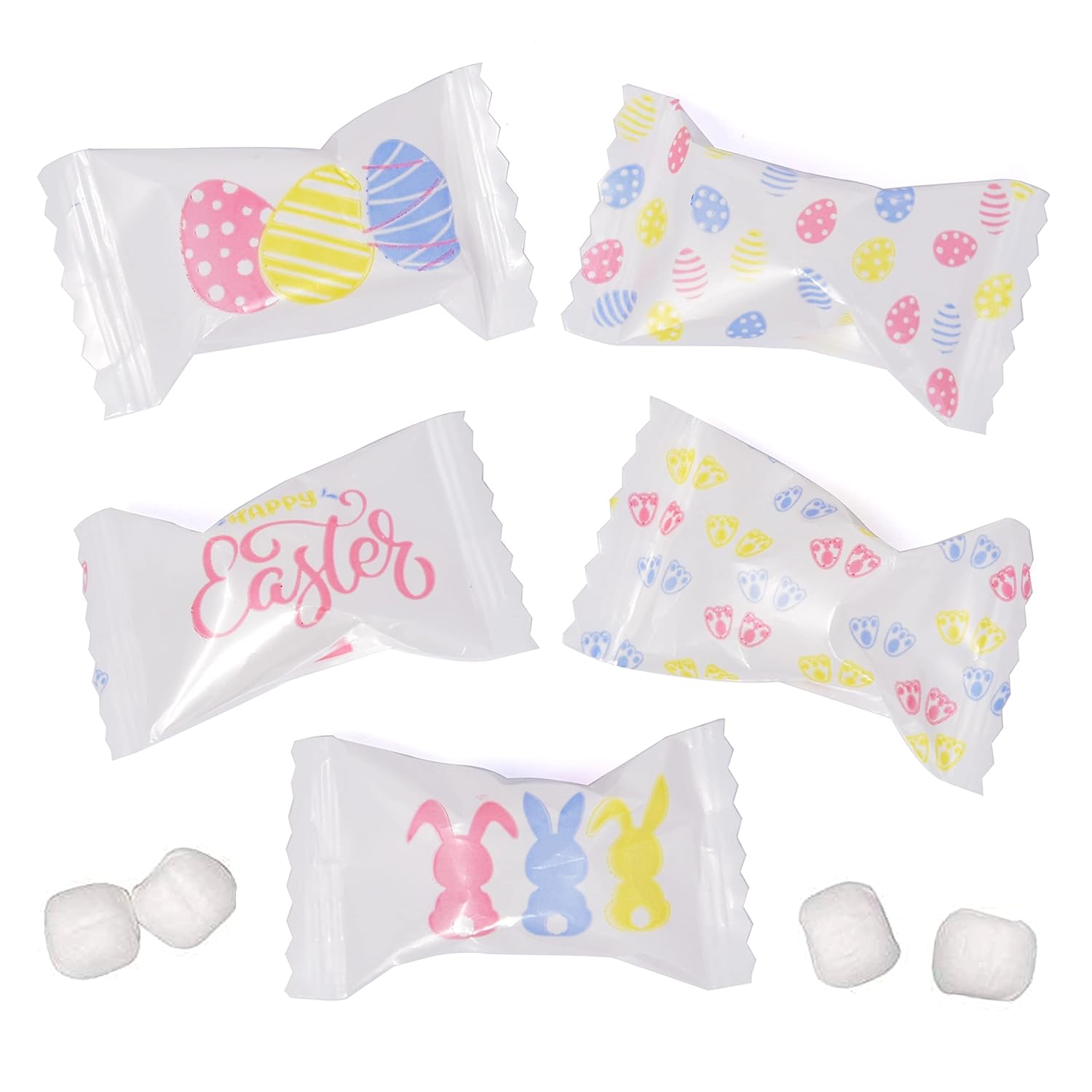 Amazon.com : Gift Boutique Happy Easter Butter Mints Candy Bags 100 ...