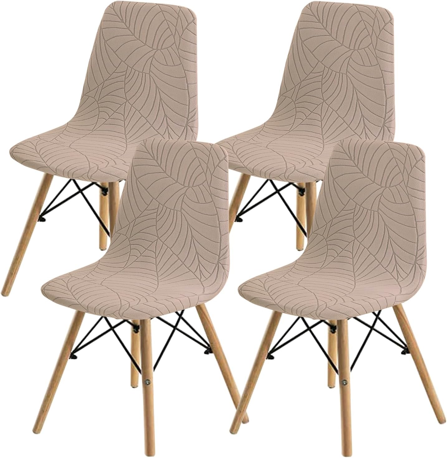 SHENGYIJING Dining Chairs Covers Set of 2/4/6,Style Shell Dining Chair ...