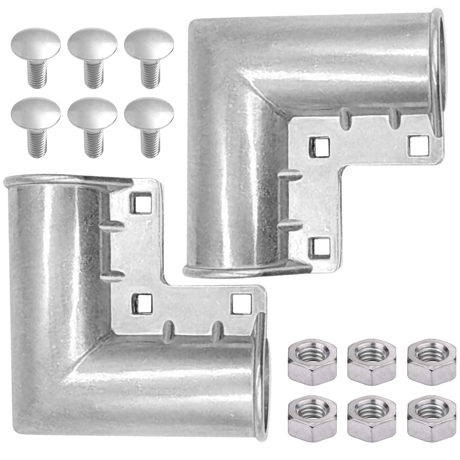 Amazon.com : Aginkgo 2 Packs 1-3/8 x 1-3/8 Inch Chain Link Fence Gate ...