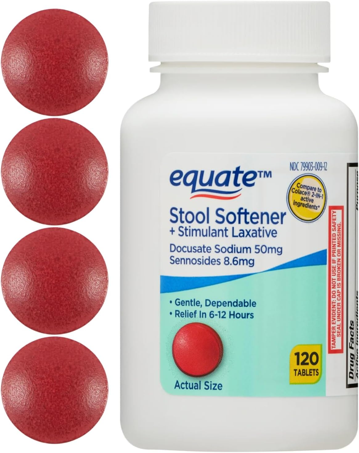 Amazon.com: Equate Stool Softener Plus Stimulant Laxative Tablets for ...