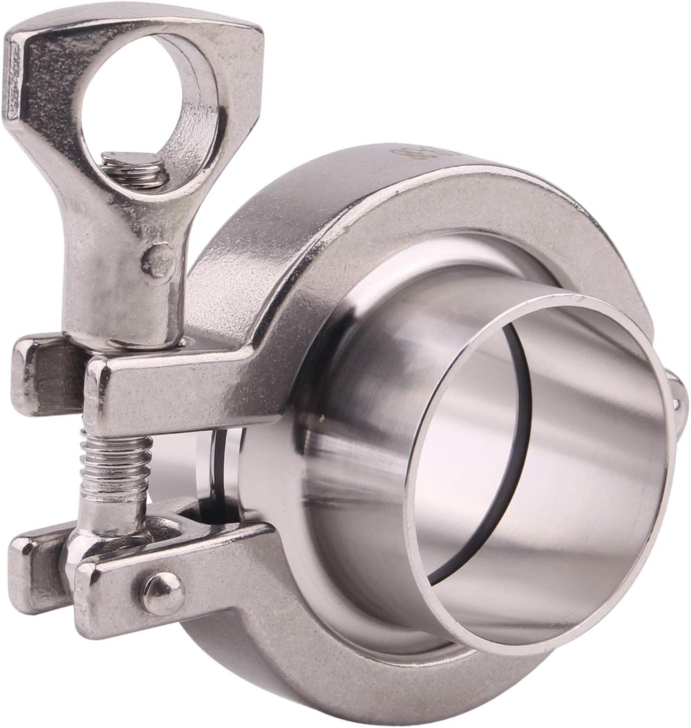 Dernord Stainless Steel Tri-Clamp (Tri-Clover Clamp) + 2 Pcs SUS304 ...