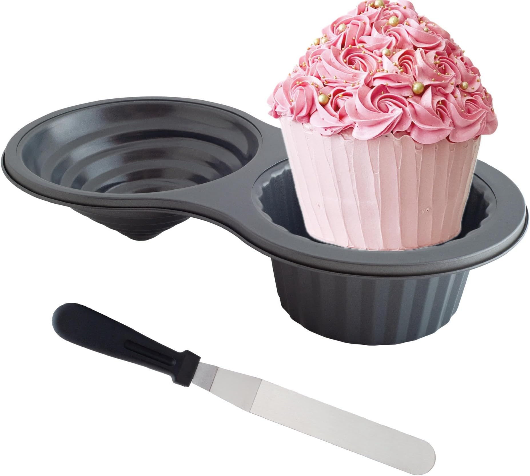 Amazon.com: Big Top Cupcake Silicone Bakeware: Novelty Cake Pans: Home ...
