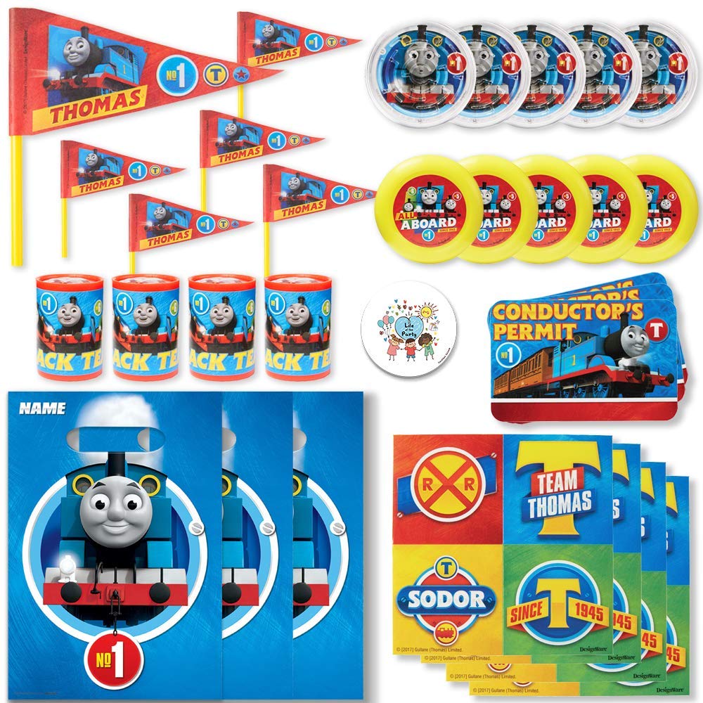 Buy Thomas The Tank Engine Favor Pack 48pc For 8 With Flying Discs ...