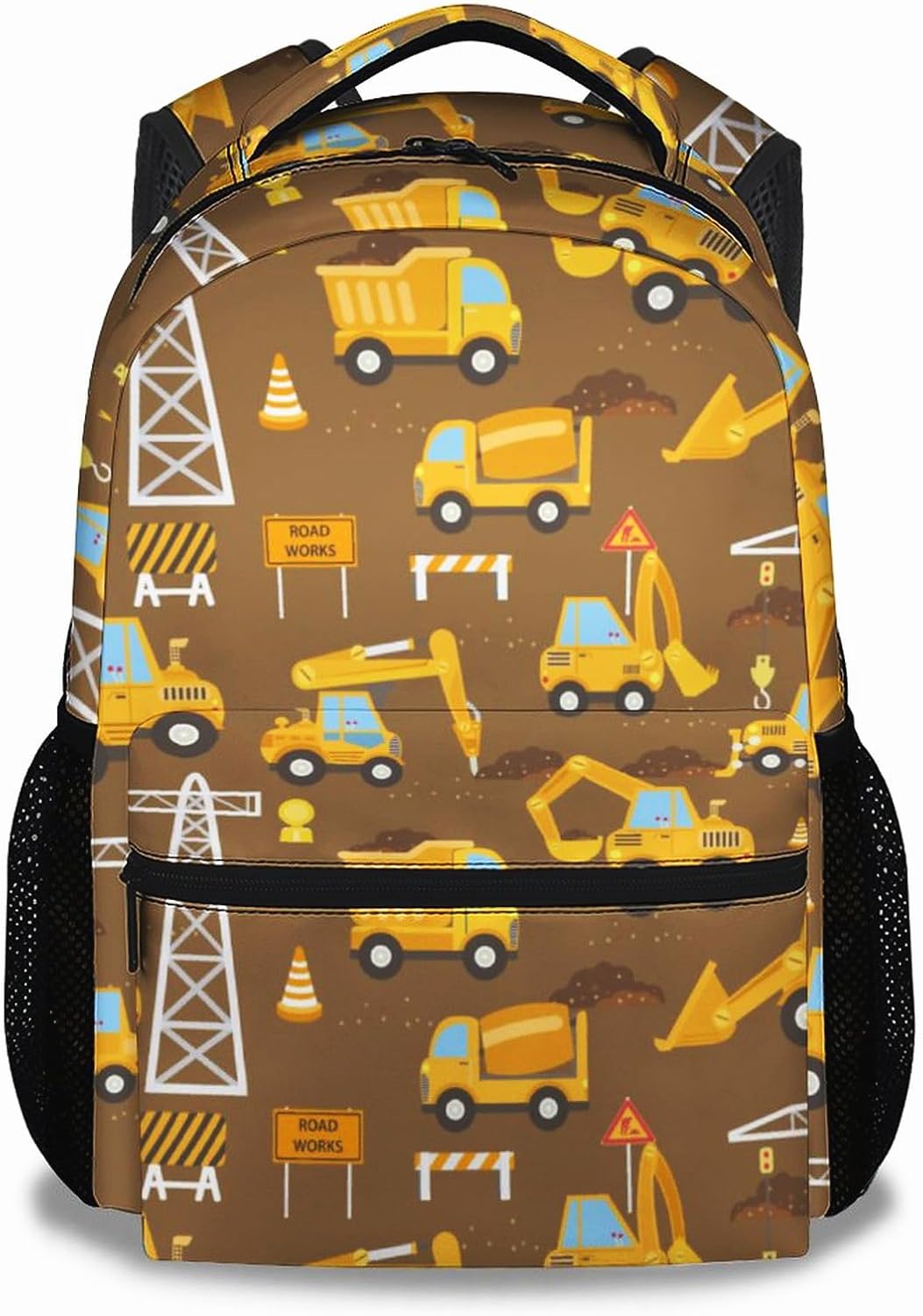 Amazon.com | AIOMXZZ Boys Backpack, Construction Truck Backpacks for ...