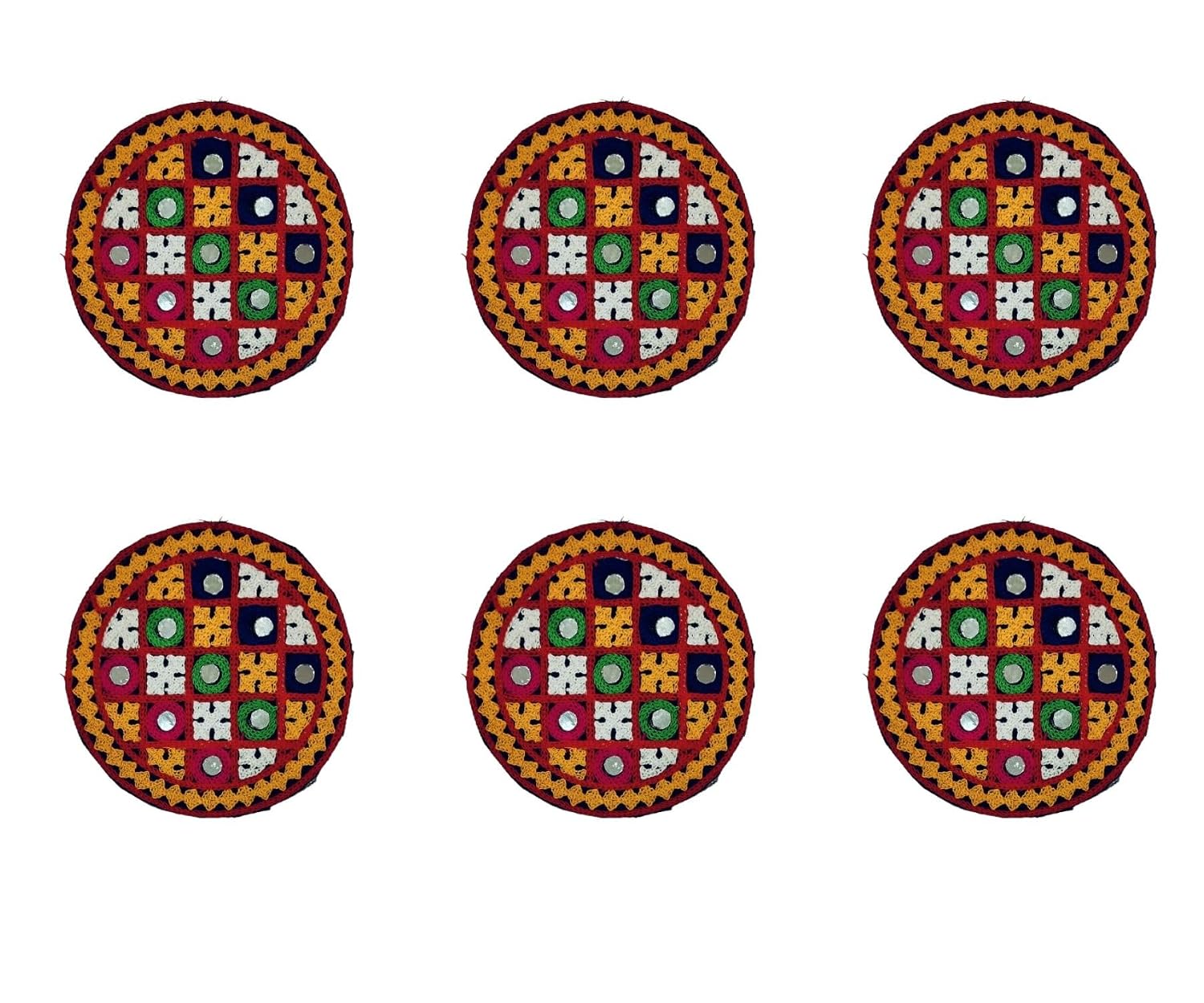 GBEX Navratri Traditional Gamthi Patch & Multicolour Patch Bridal ...