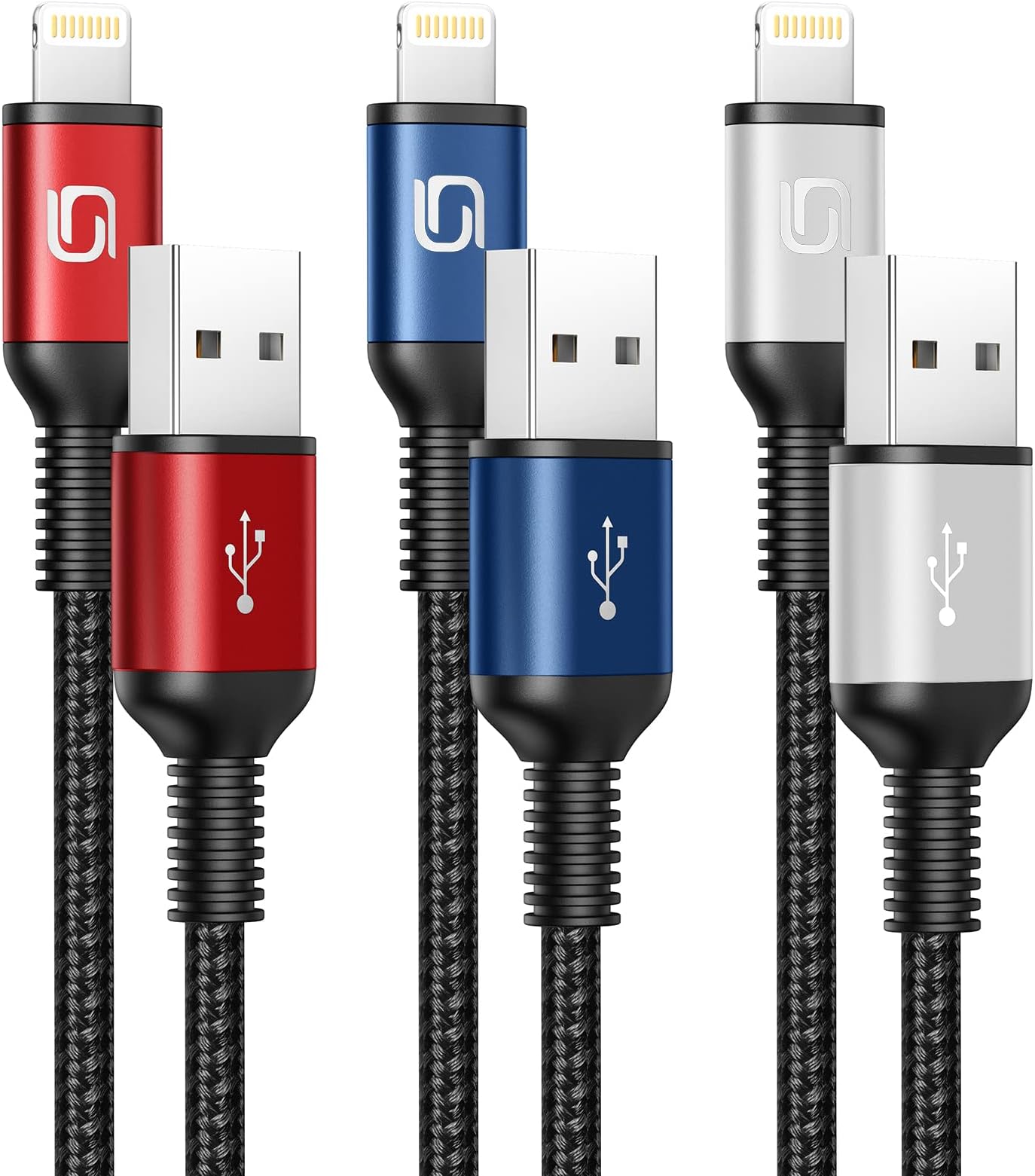 Amazon.com: USB C to Lightning Cable [3FT+6FT], 2Pack Coiled iPhone ...