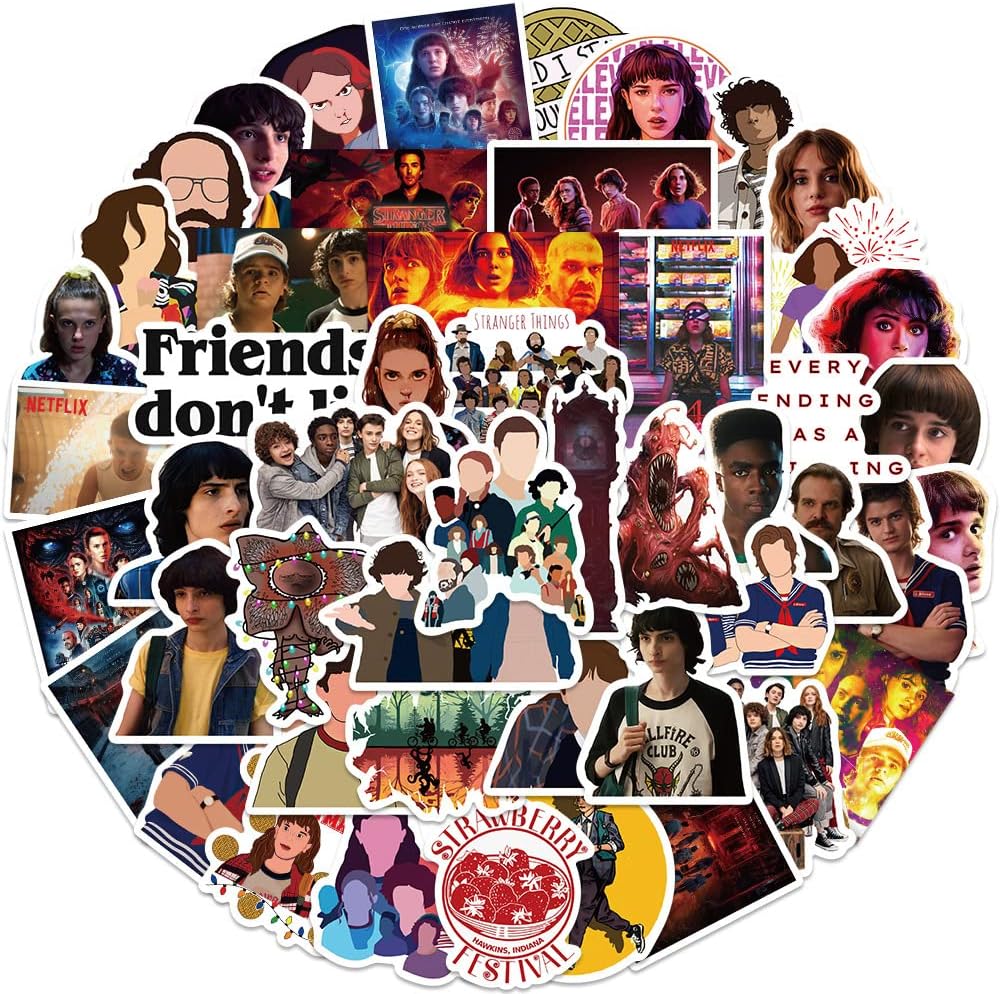 Strange Funny Things Stickers 50 pcs,Laptop Stickers Bomb Vinyl ...