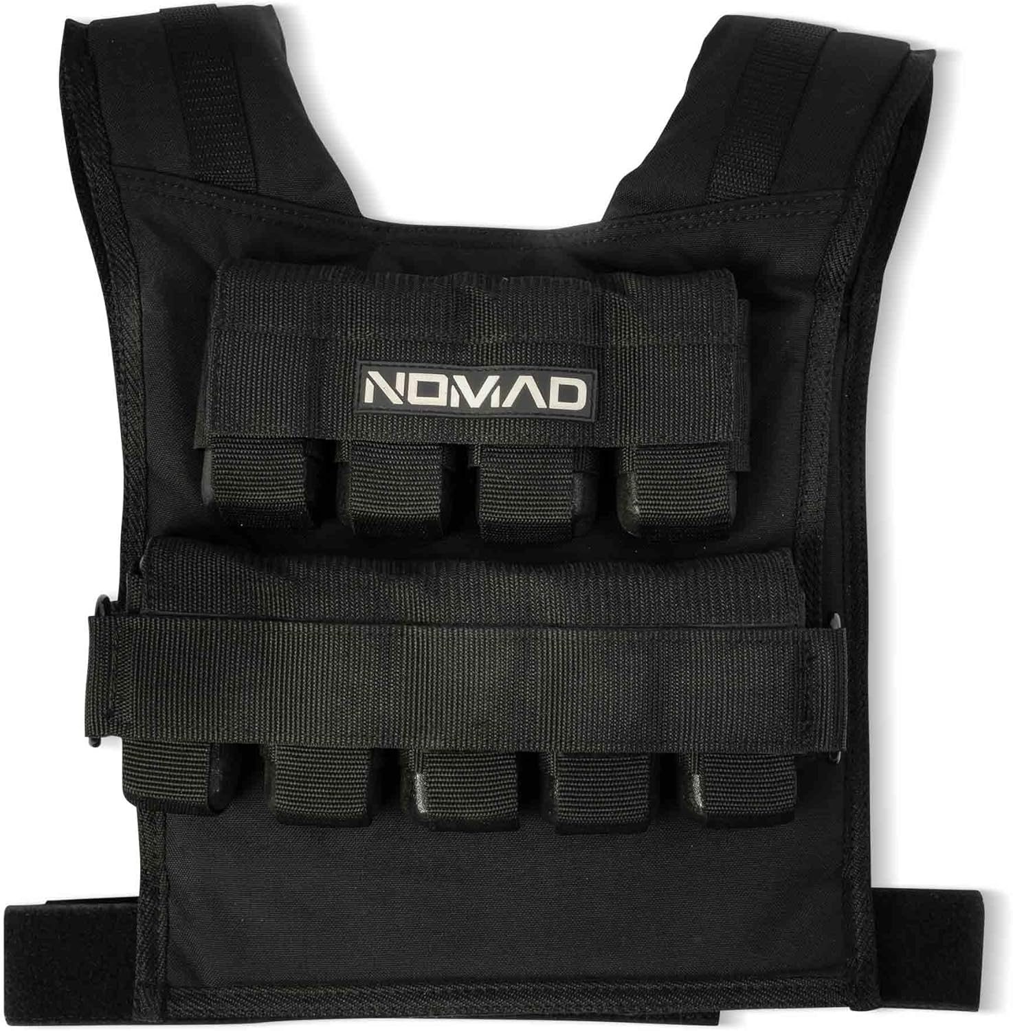 NOMAD Fitness 20kg Weighted Vest Fully Adjustable 1-20kg Calisthenics ...