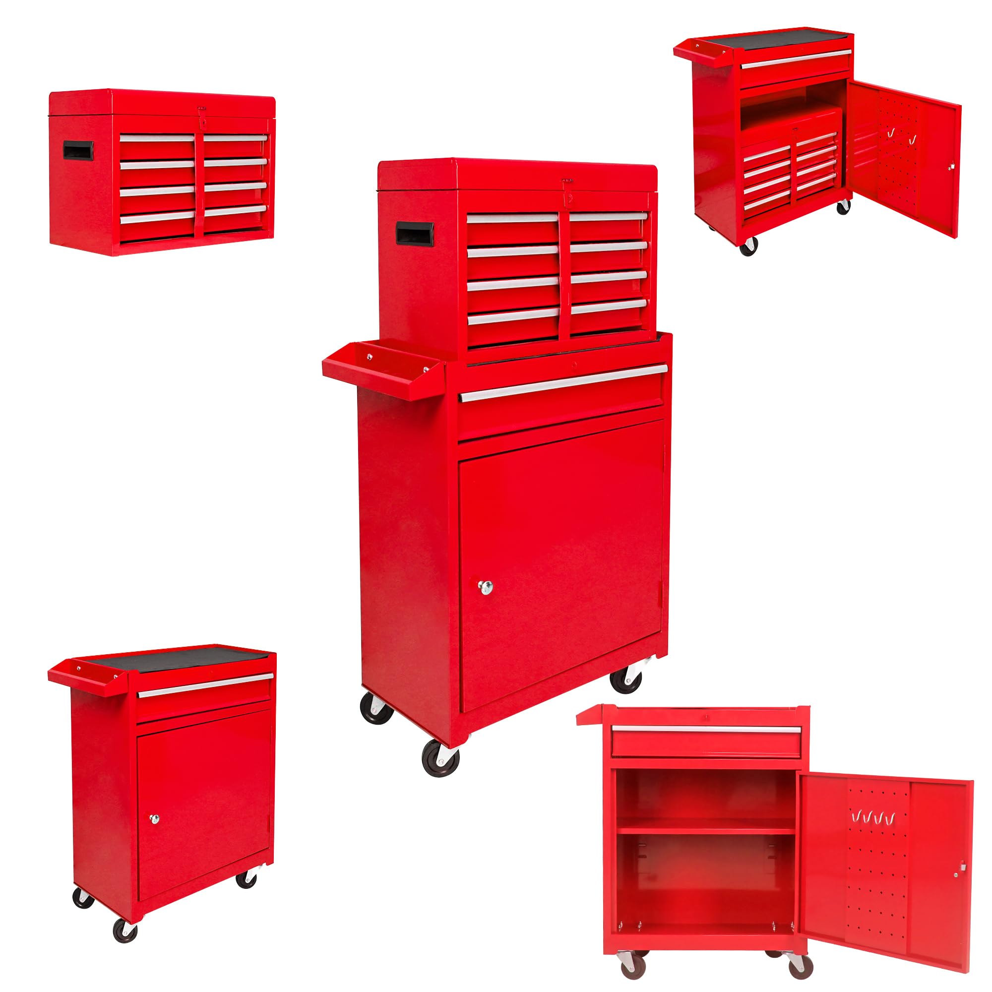 Snapklik.com : Rolling Tool Chest, 5 Drawers Rolling Tool Chest