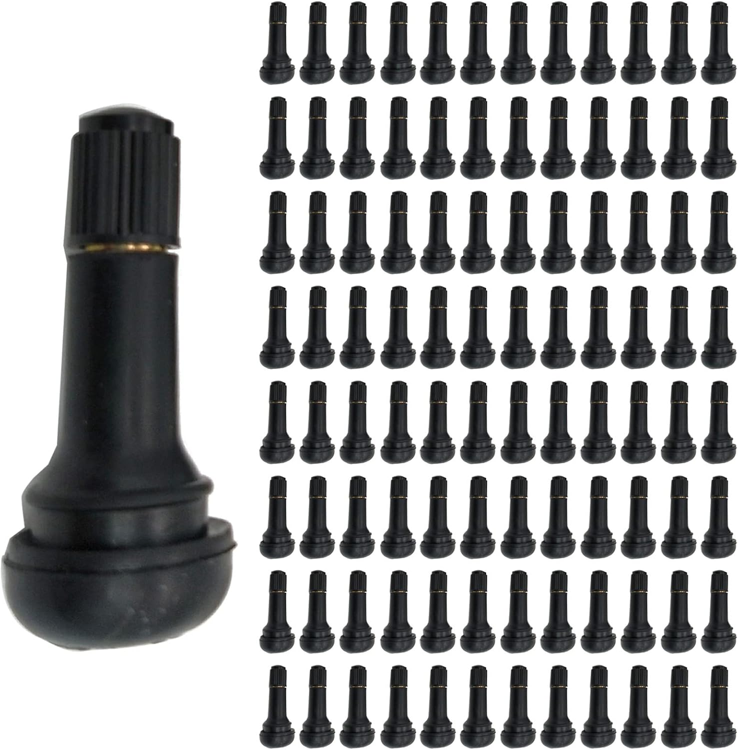 Amazon.com: YS0911 100pcs TR413 Rubber Tire Pneumatic for Stems Short ...