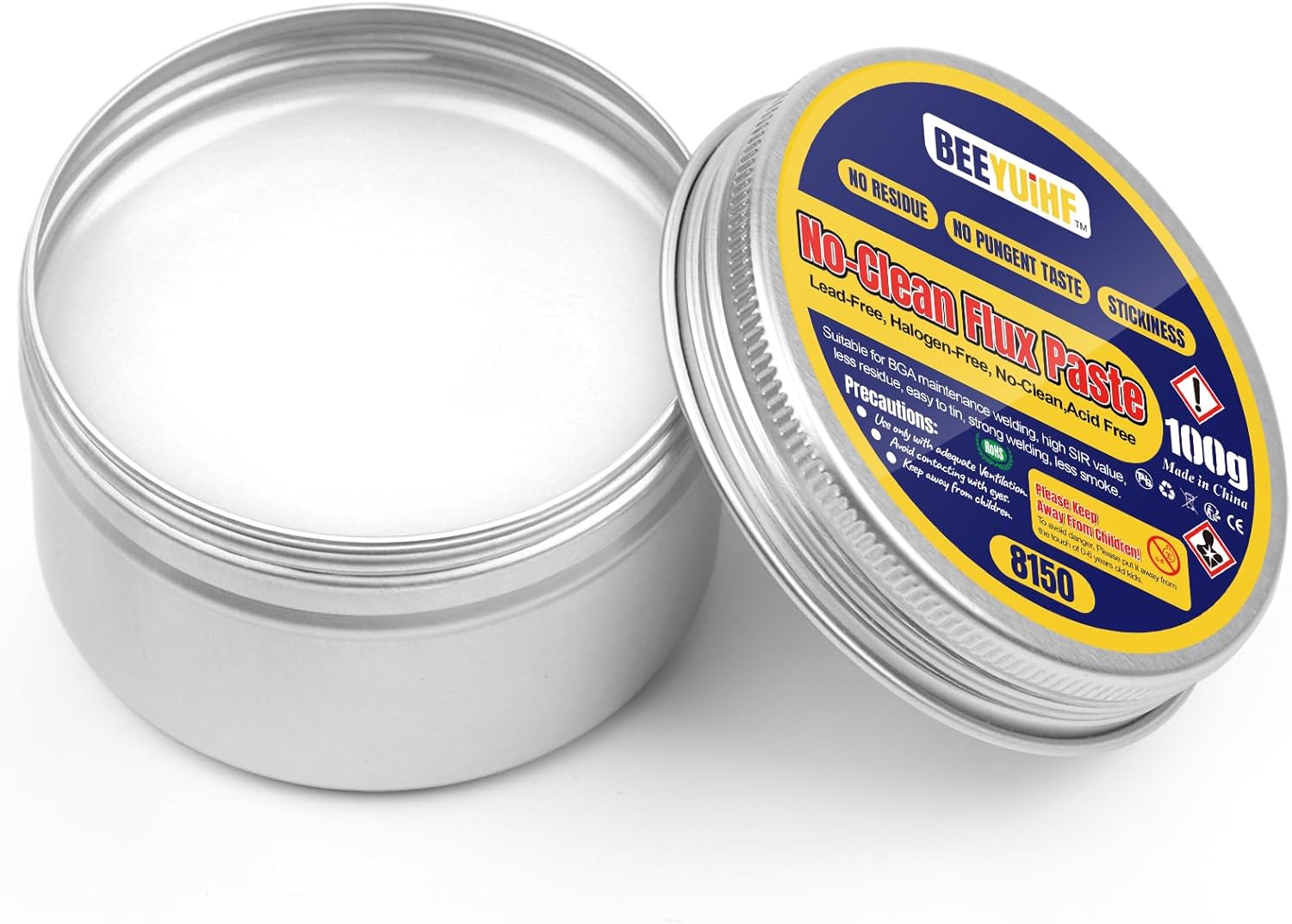BEEYUIHF Soldering Flux Paste for Electronics Repair - No Clean, Rosin ...