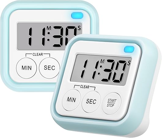 Amazon.com: Timer, Kitchen Timers for Cooking Classroom Timer for Kids ...