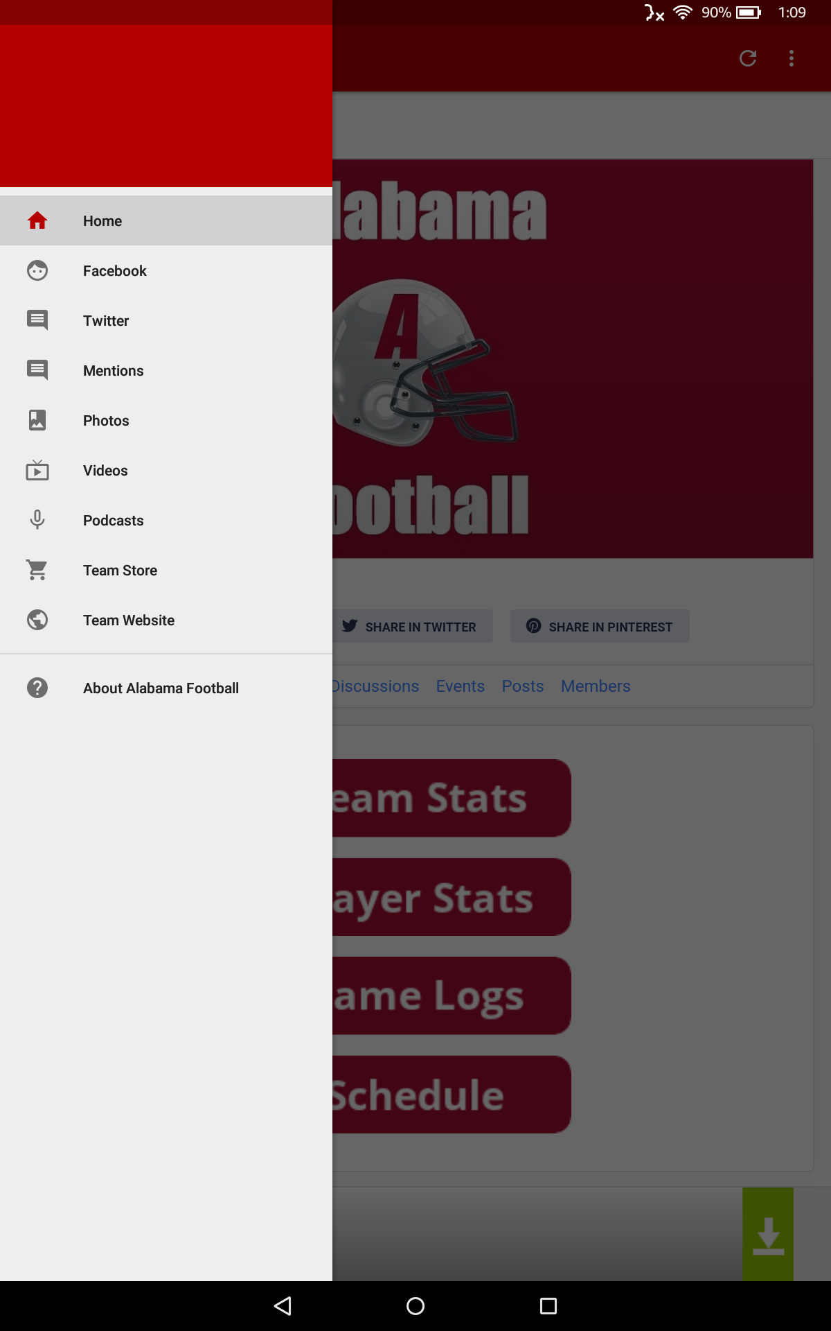 Alabama Football - App on Amazon Appstore
