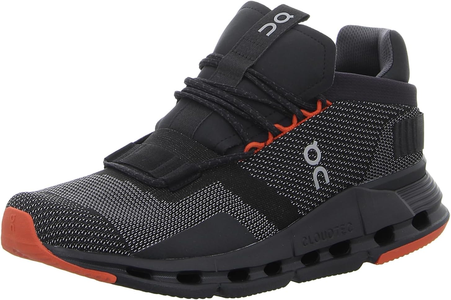Amazon.com | Cloudnova Mens Running Shoes (Black/Flame) | Road Running