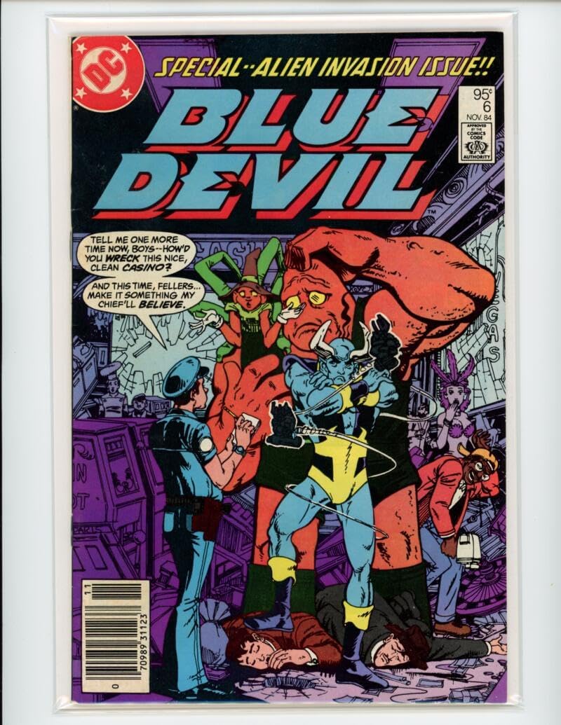 Amazon.com: DC Blue Devil #6 1984 Alien Invasion Magazine Comic Book VF ...