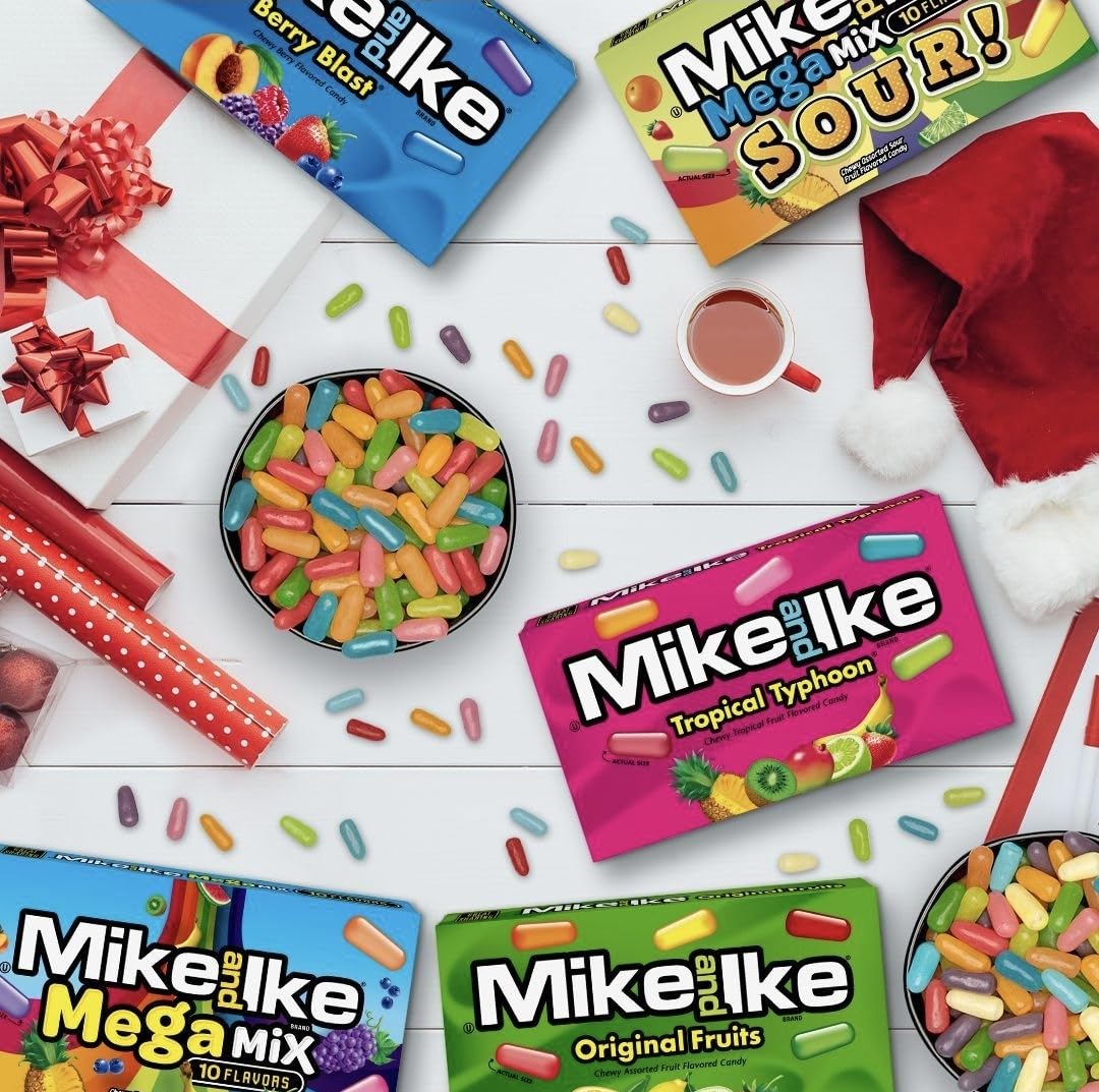 Logotipo De Mike Candy Mike And Ike Red Rageous Chewy Fruit Flavored