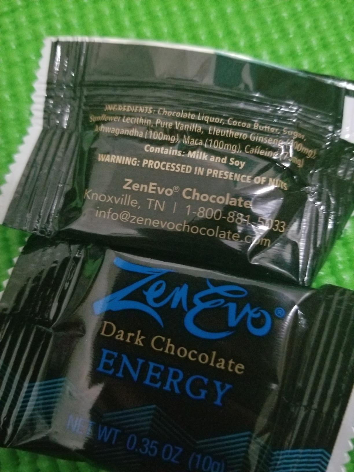 Amazon.com : ZenEvo - Dark Chocolate Energy - Dark Caffeinated ...