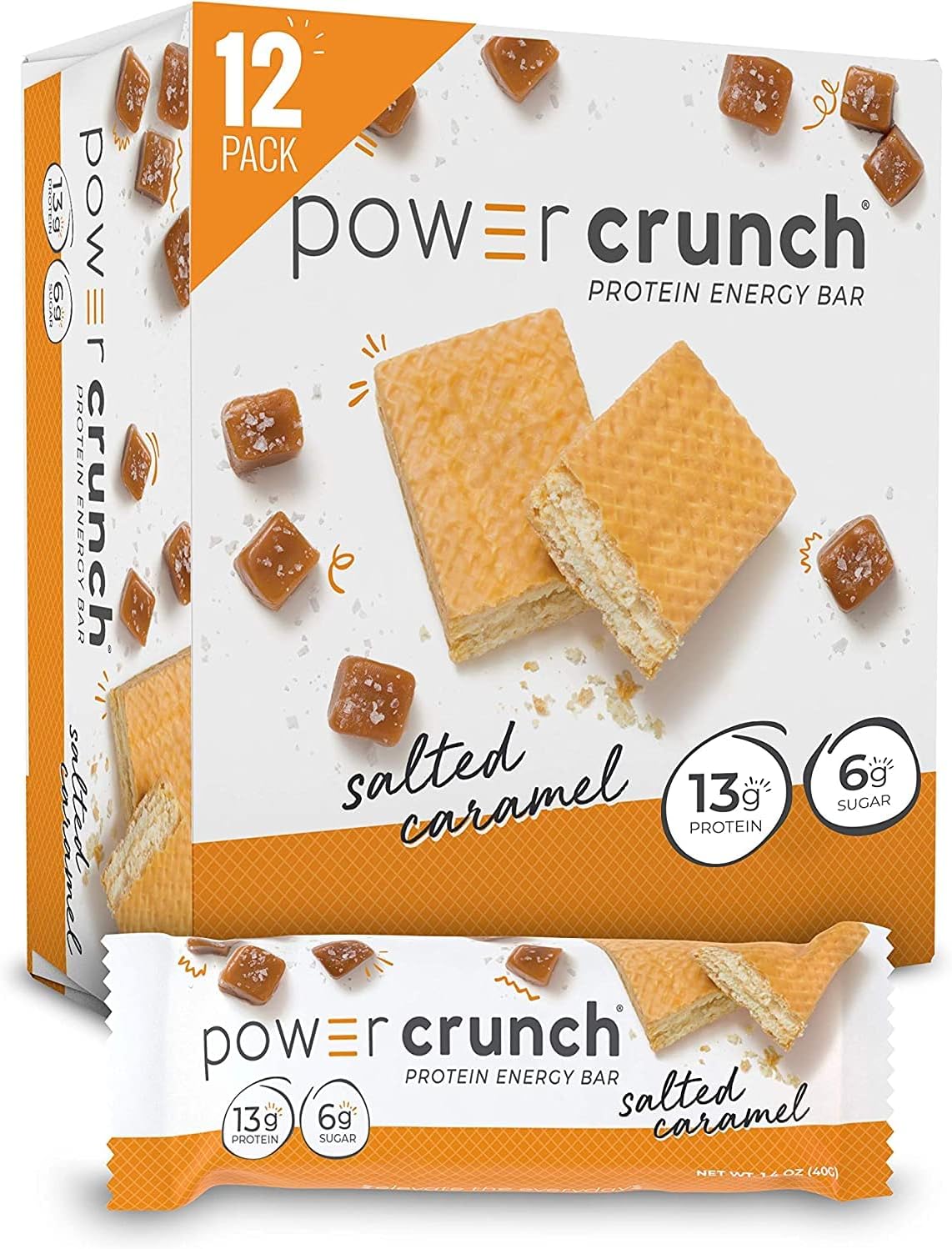 Amazon.com : Power Crunch Whey Protein Bars, High Protein Snacks with ...