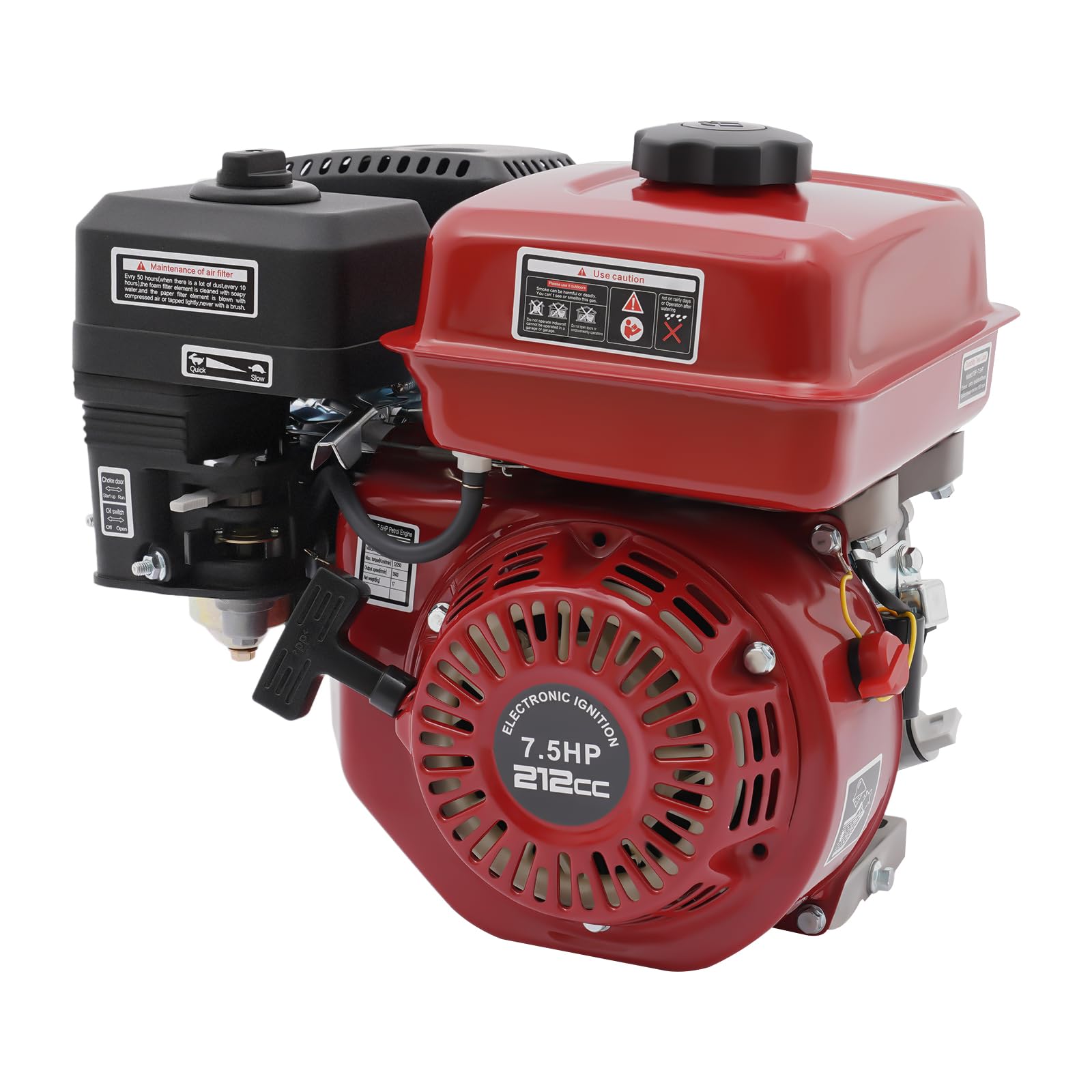 Amazon.com : 7.5 Hp Go Kart Engine 212cc 4 Stroke Gas Powered Engine ...