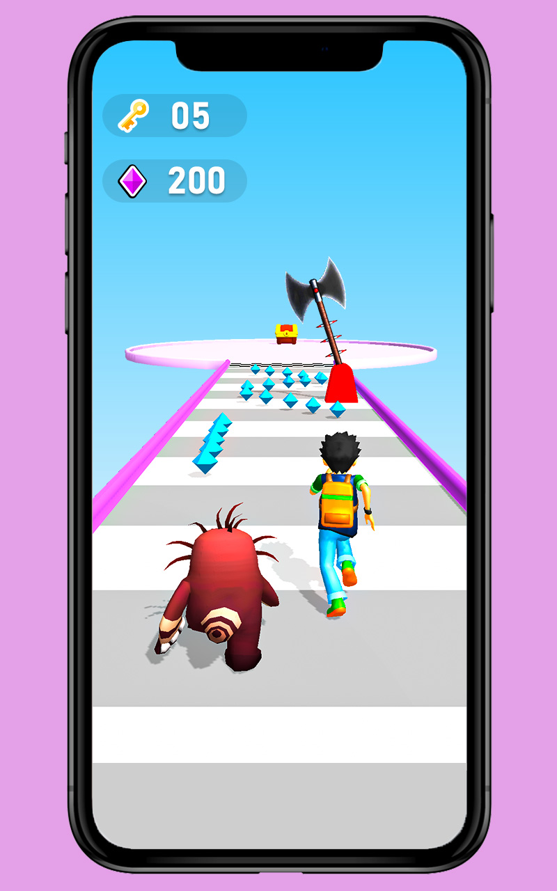 Monster Squad Runner! Pocket Monster Rush 3D - Battle Monster Run Fight ...
