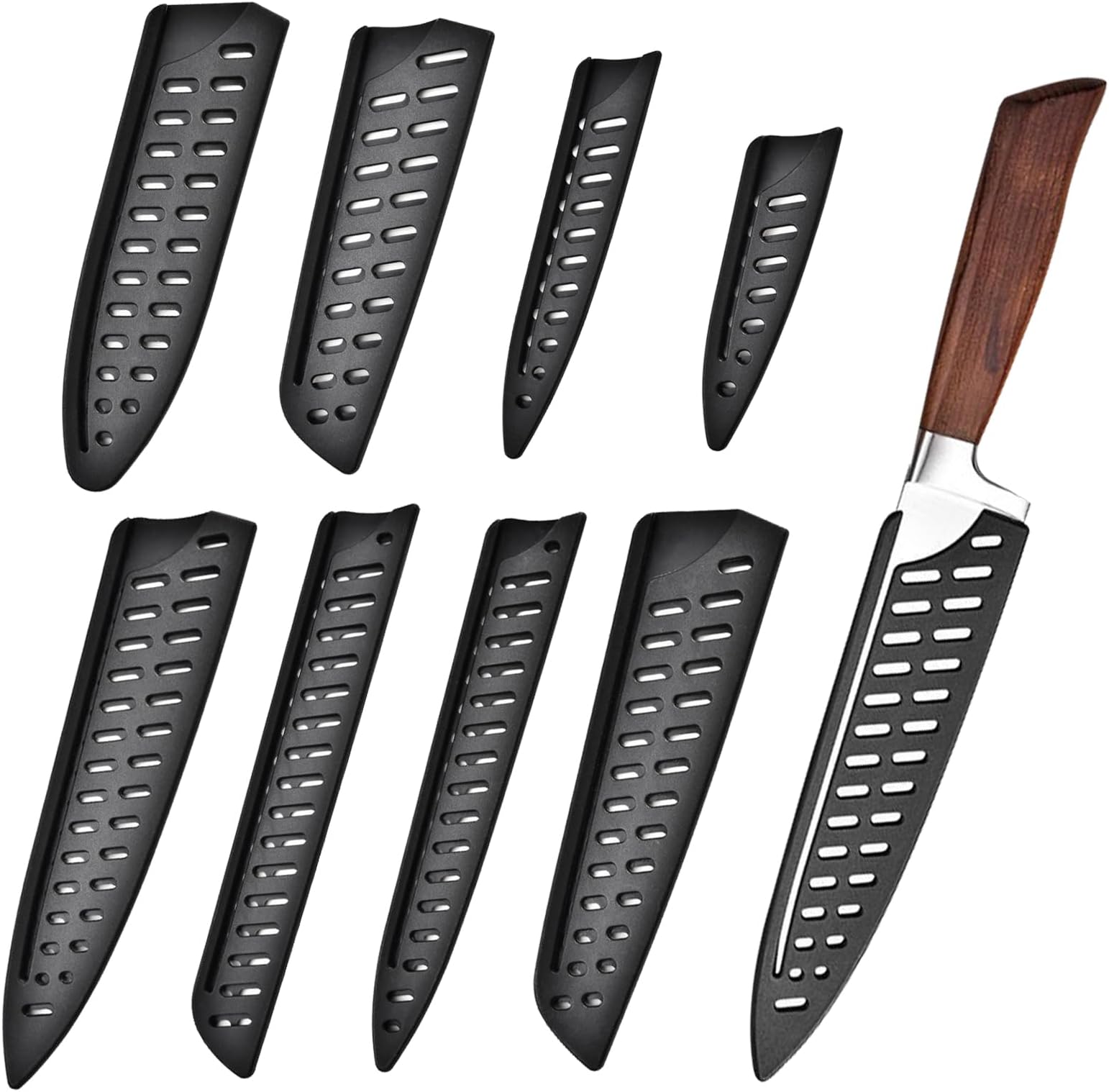 XYJ Lot de 3 protège-couteaux universels pour couteaux à fruits Paring ...