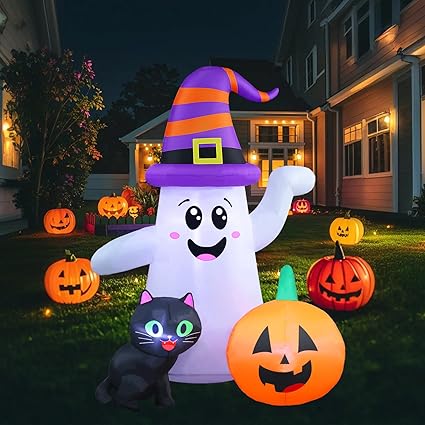 Amazon.com: 5 FT Halloween Inflatables, Cute Halloween Decorations ...