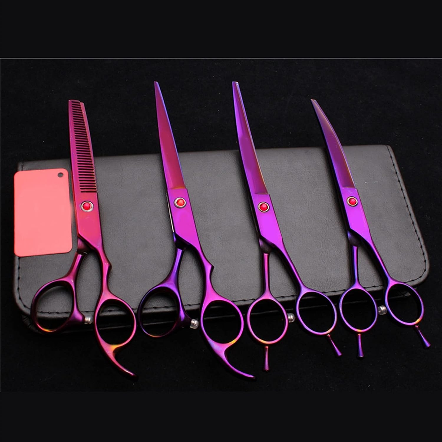 Amazon.com: Professional JP Stainless Cutting+Thinning Scissors+Up&Down ...