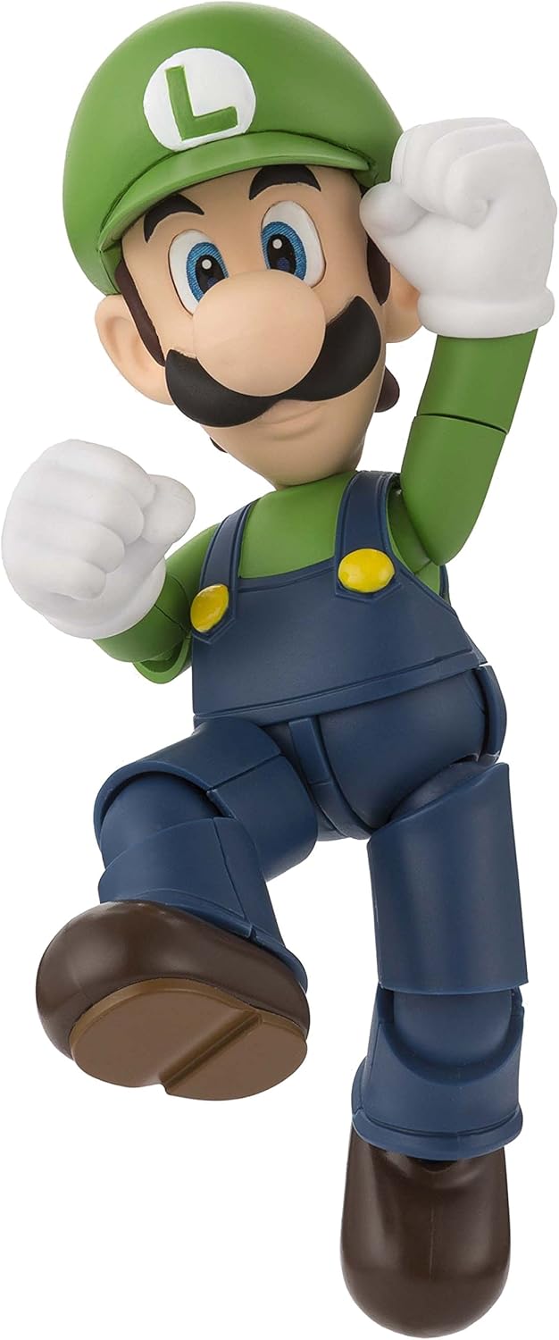 Amazon.com: Bandai Tamashii Nations S.H. Figuarts Luigi "Super Mario ...