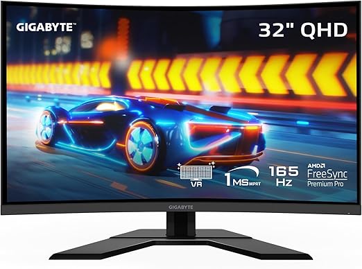 Amazon.com: GIGABYTE G32QC Advanced (32" 165Hz 1440P Curved Gaming ...