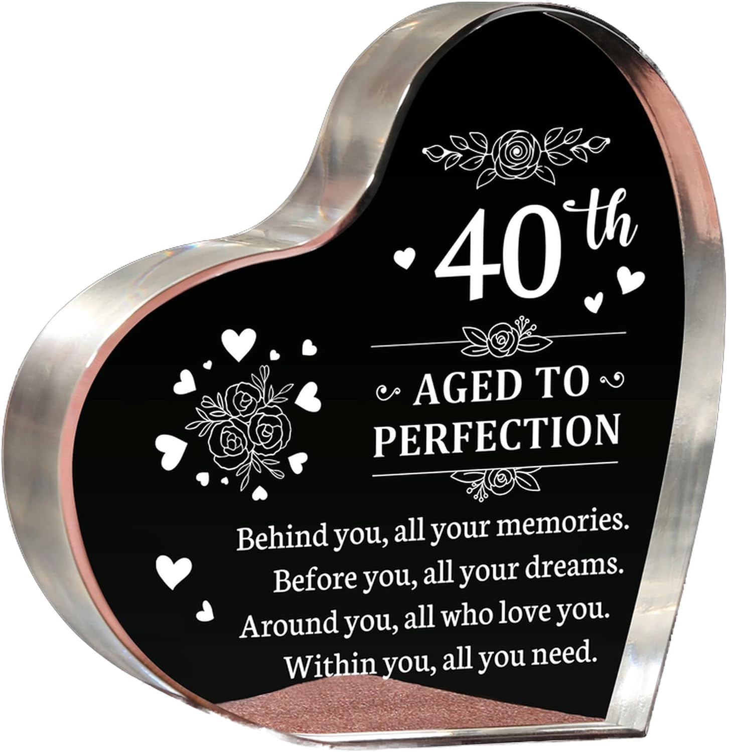 Amazon.com: 40th Birthday Gifts Women, Unique 40th Birthday Decorations ...
