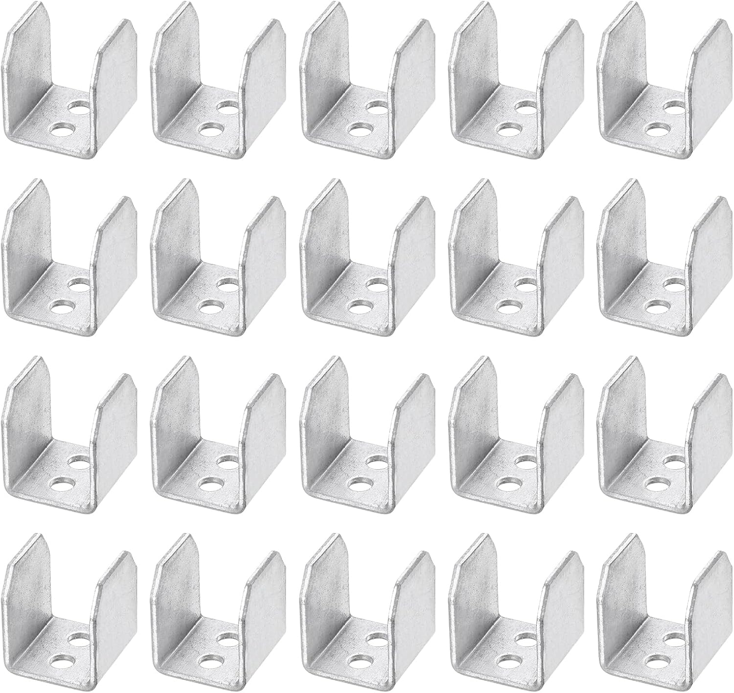 Amazon.com: uxcell 20 Pcs U Bracket for 0.67 Panels, 17 x 17 x 20mm ...