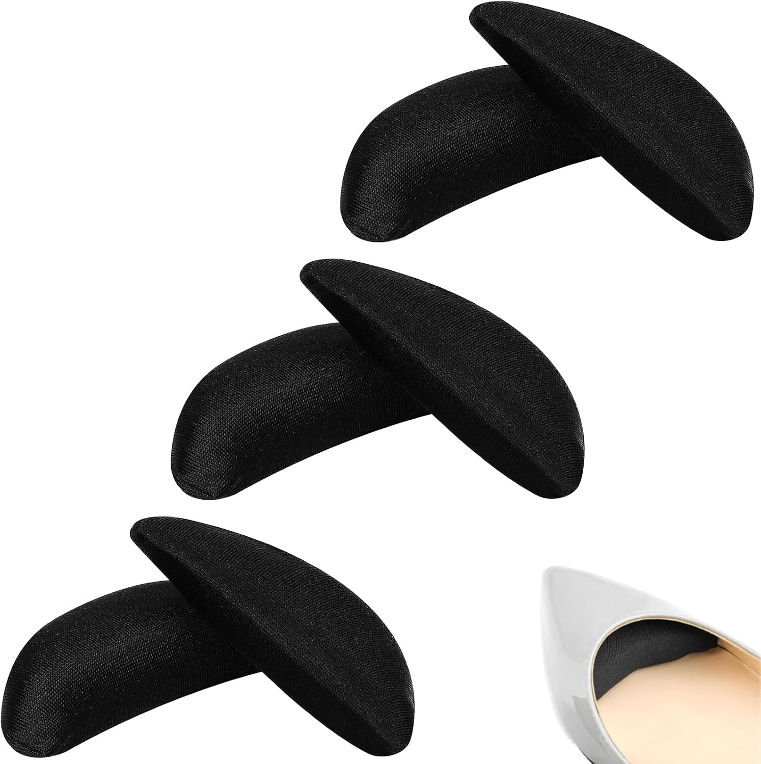 Amazon.com: 3 Pair Shoe Filler for Too Big Shoes Women Men, Adjustable ...