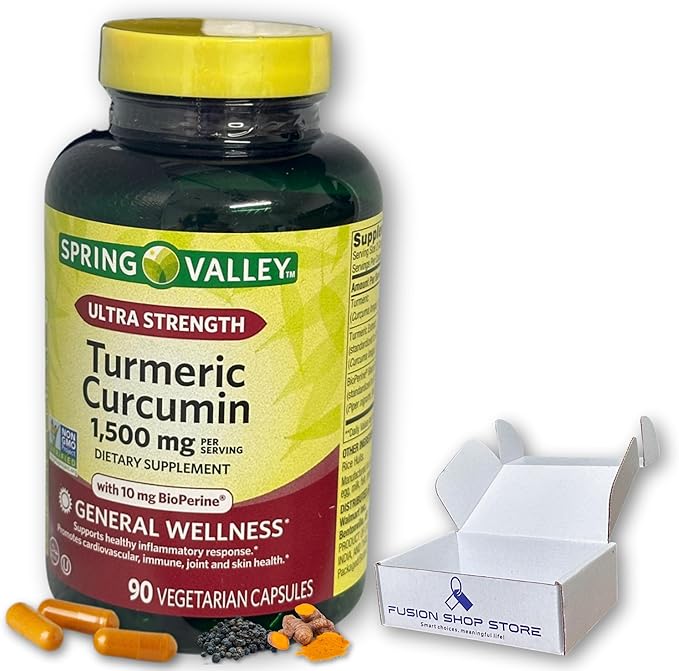 Amazon.com: Turmeric Curcumin 1500mg with Black Pepper Capsules, 90ct ...