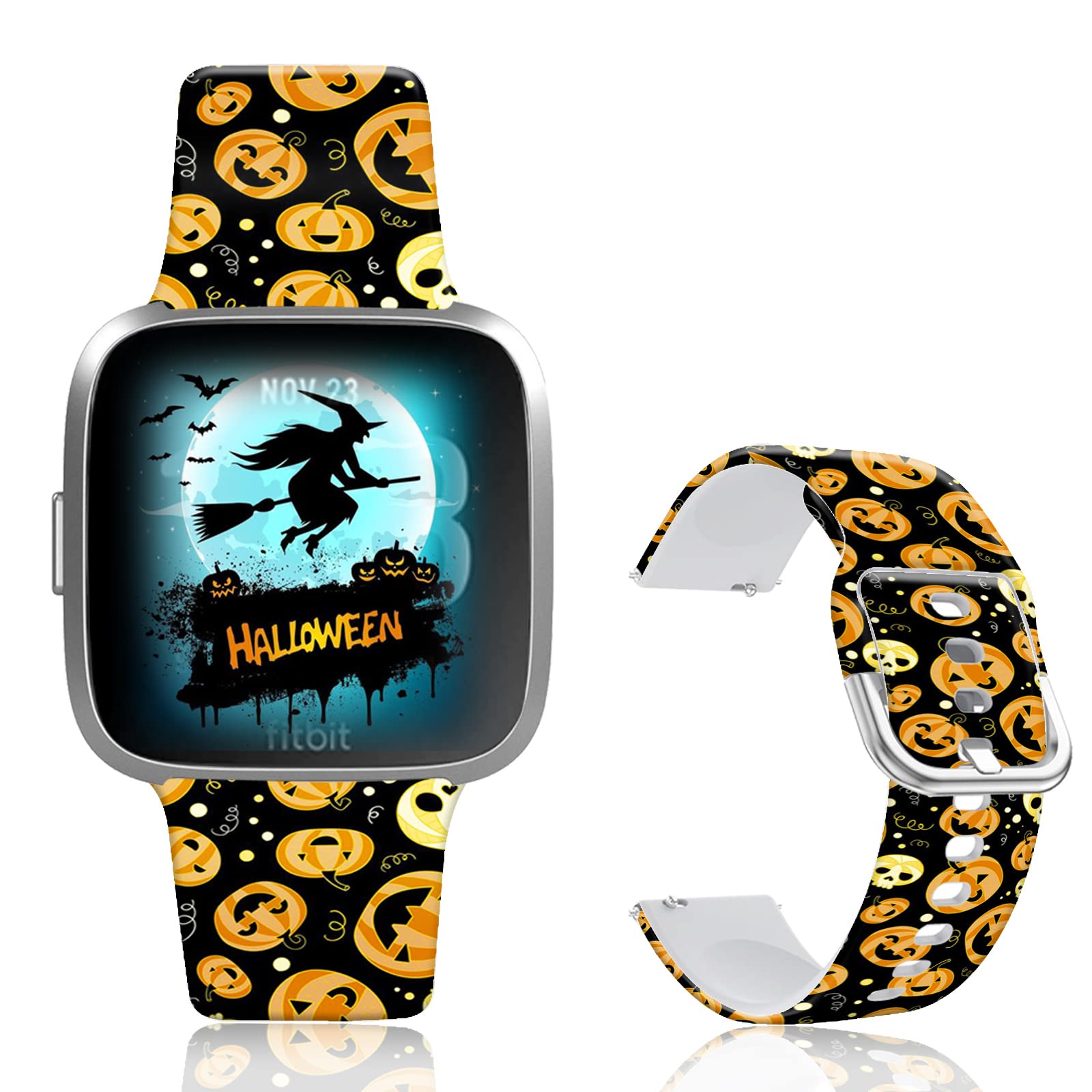 Easter Design Floral Watch Bands Compatible with Fitbit Versa/Versa ...