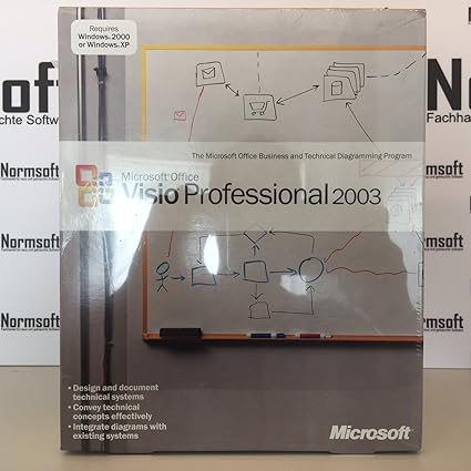 Amazon.com: Microsoft Visio Professional 2003 OLD VERSION : Software